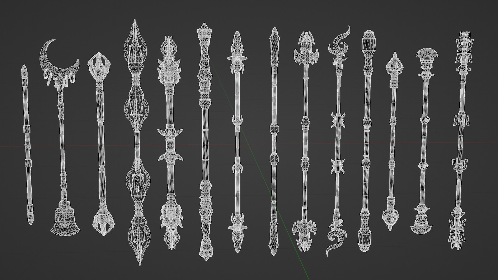 Fantasy Staff Pack in Weapons - UE Marketplace