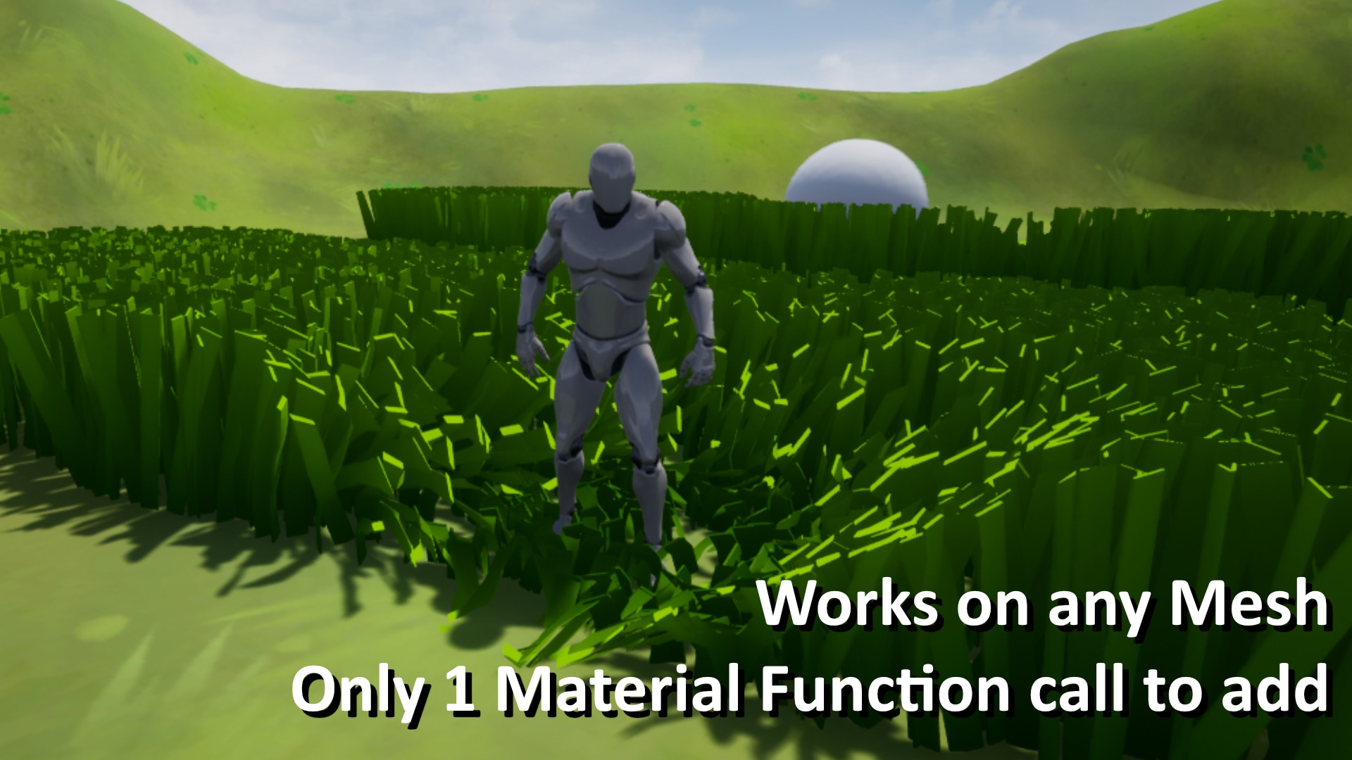 Interactive Dynamic Grass - under 5 min Setup! in Blueprints - UE ...