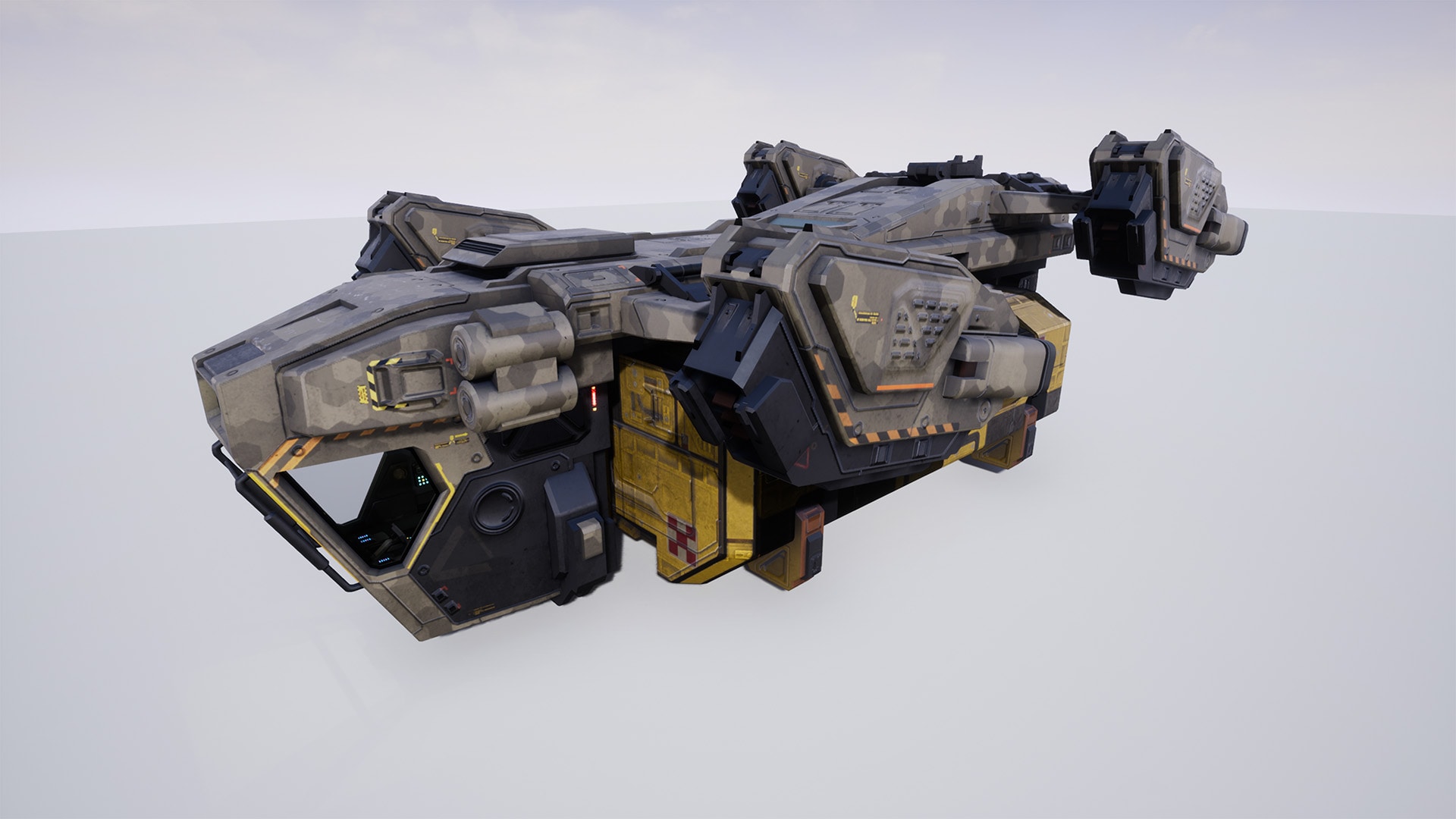 Cargo Spaceship in Props - UE Marketplace