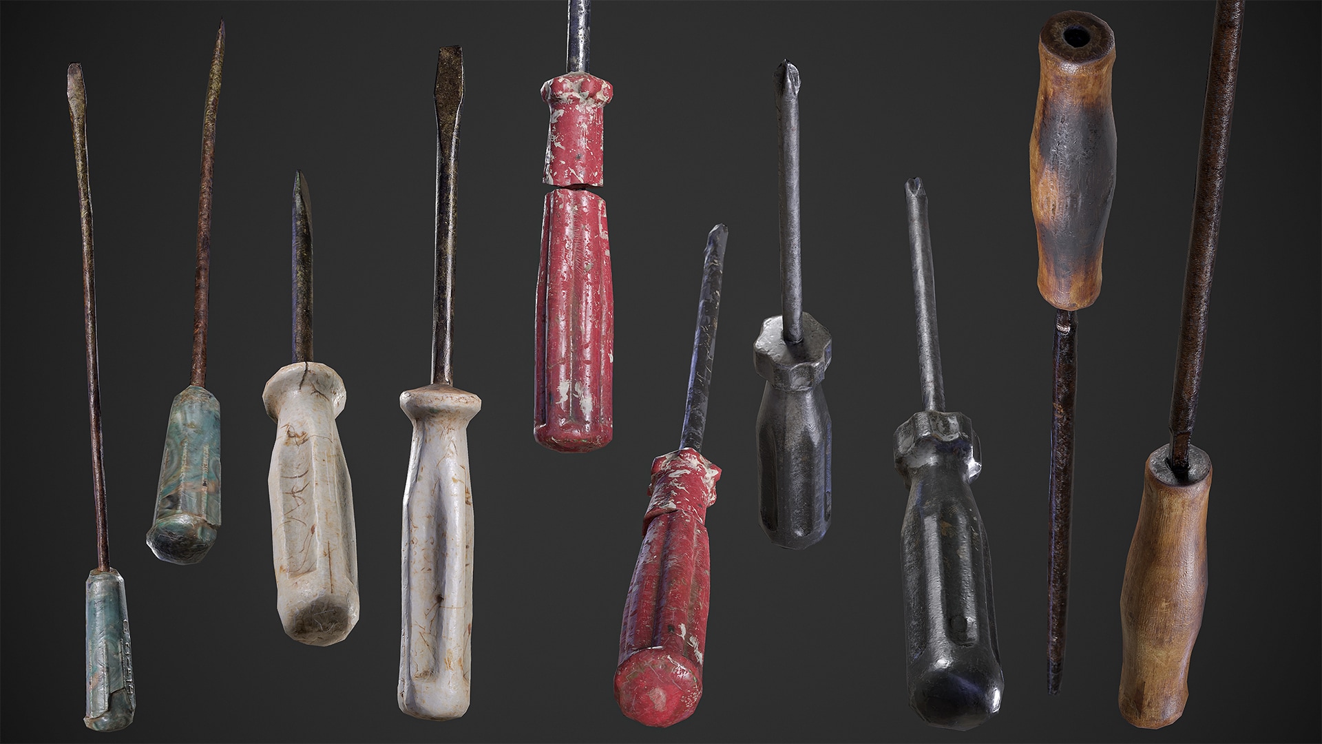 Tool Kit Workshop: Tools Screwdrivers vol.1 in Props - UE Marketplace