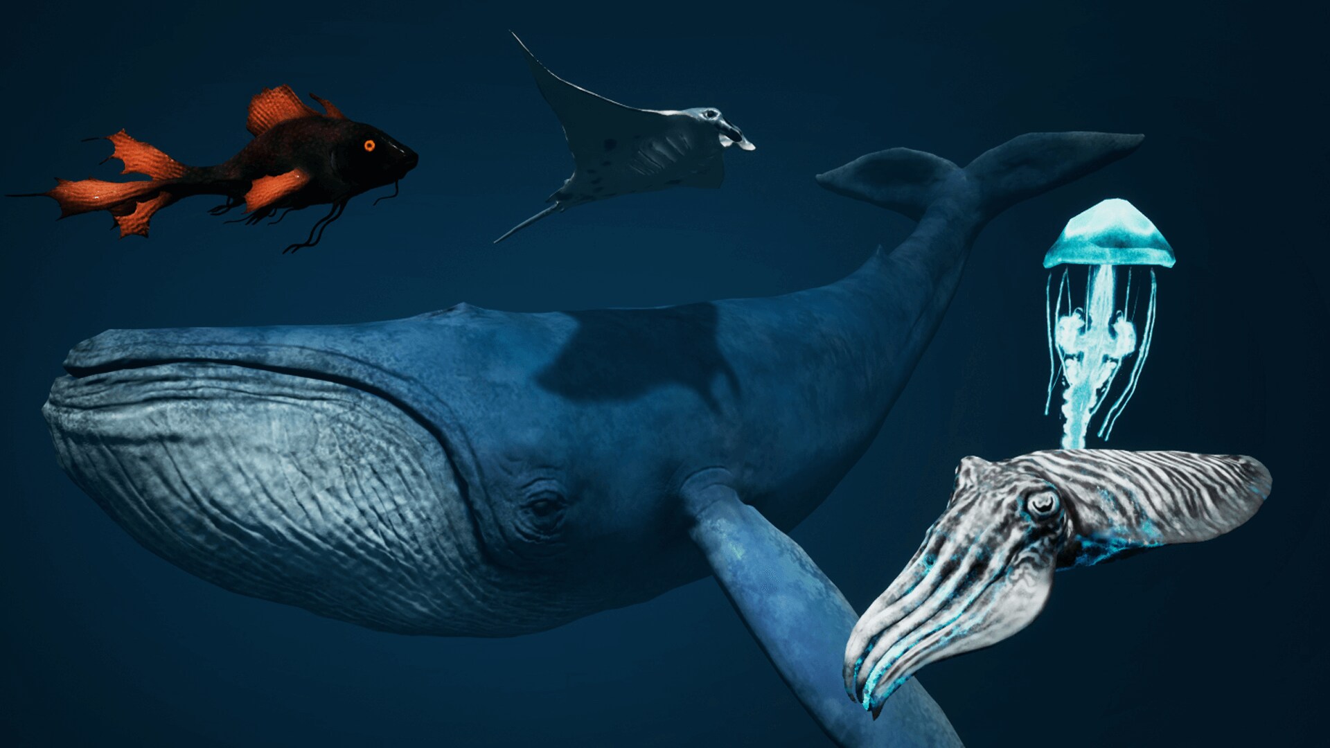 Sea Creature Pack in Characters - UE Marketplace