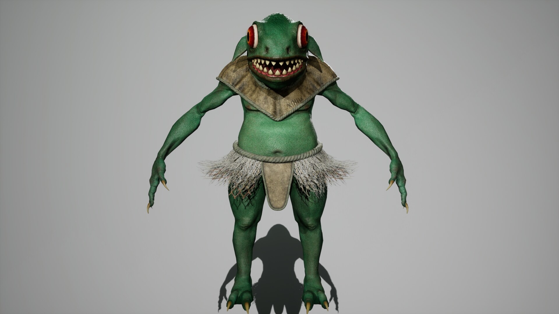 在角色创建的Gecko warrior - 虚幻引擎商城