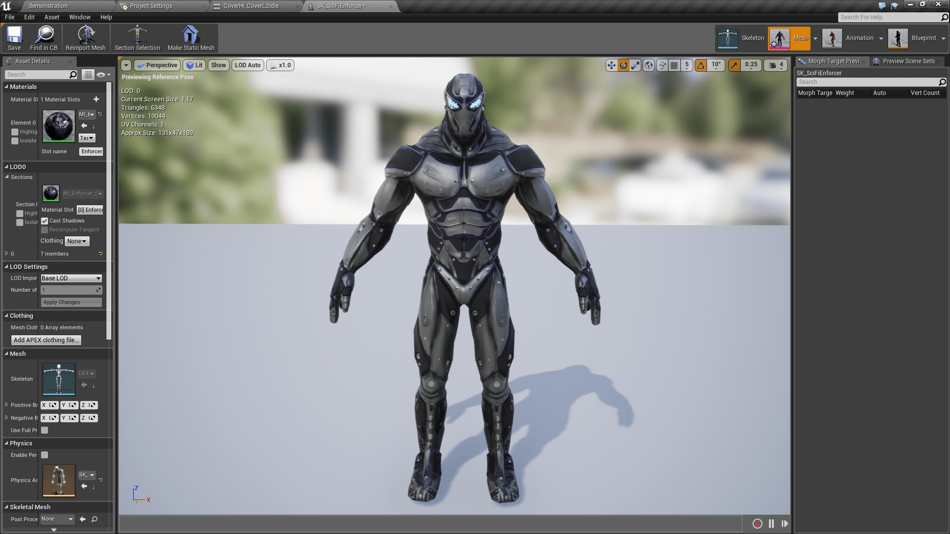 SciFi Enforcer Rick: Powered Mechanoid Soldier in Characters - UE ...