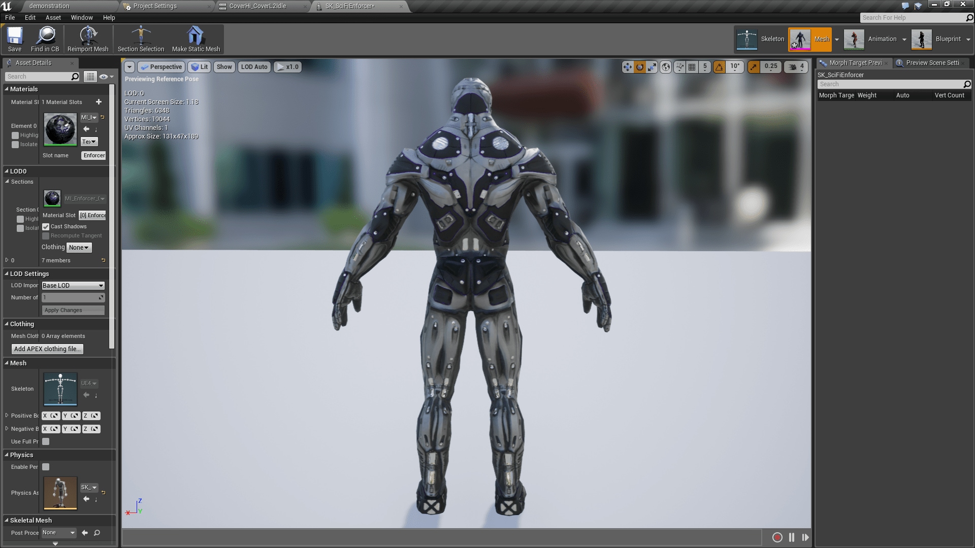 SciFi Enforcer Rick: Powered Mechanoid Soldier in Characters - UE ...