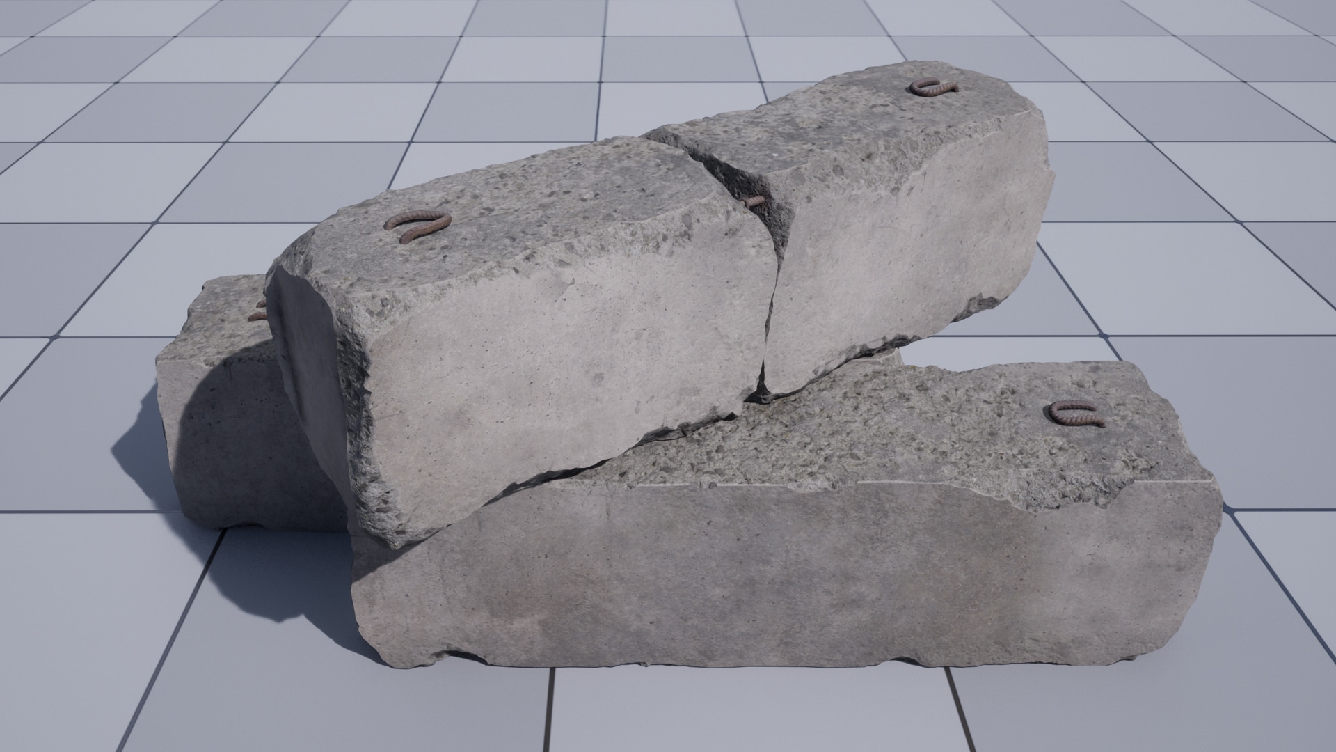 Concrete checkpoint pack Vol.1, 카테고리 소품 - UE 마켓플레이스