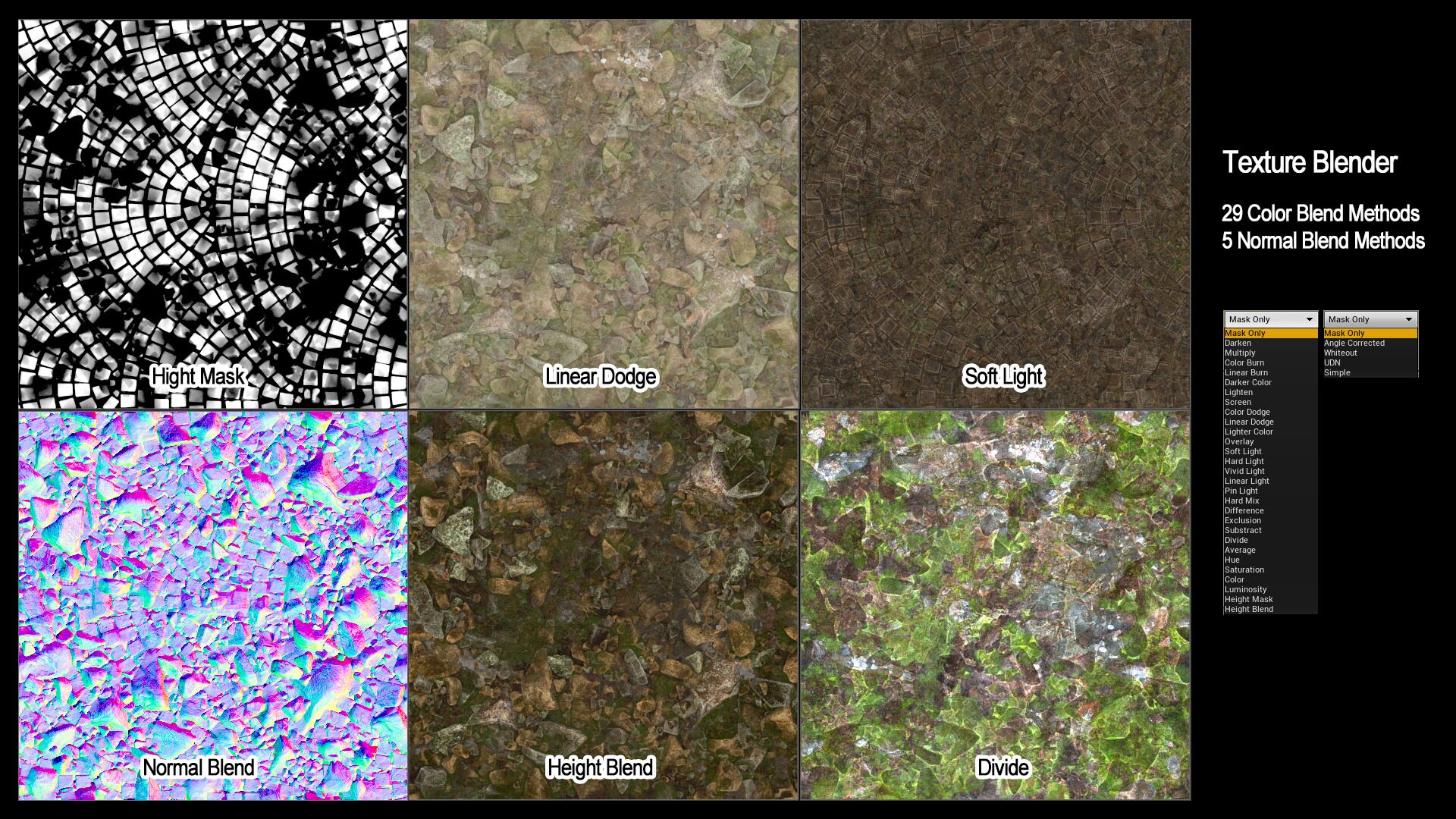 MARS Texture Blender in Blueprints - UE Marketplace