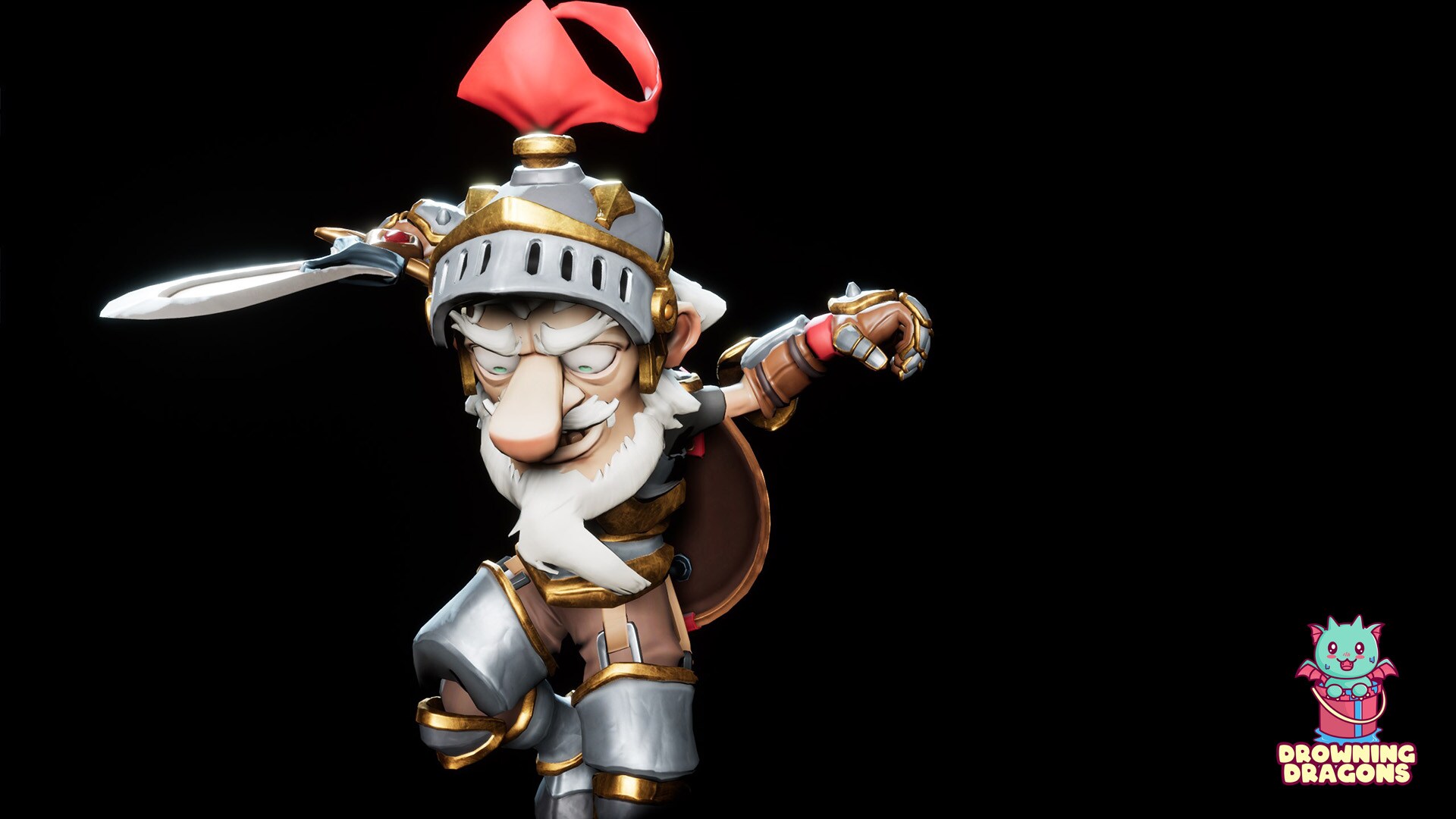 Hilbert! - Animated Stylized PBR Knight in Characters - UE Marketplace