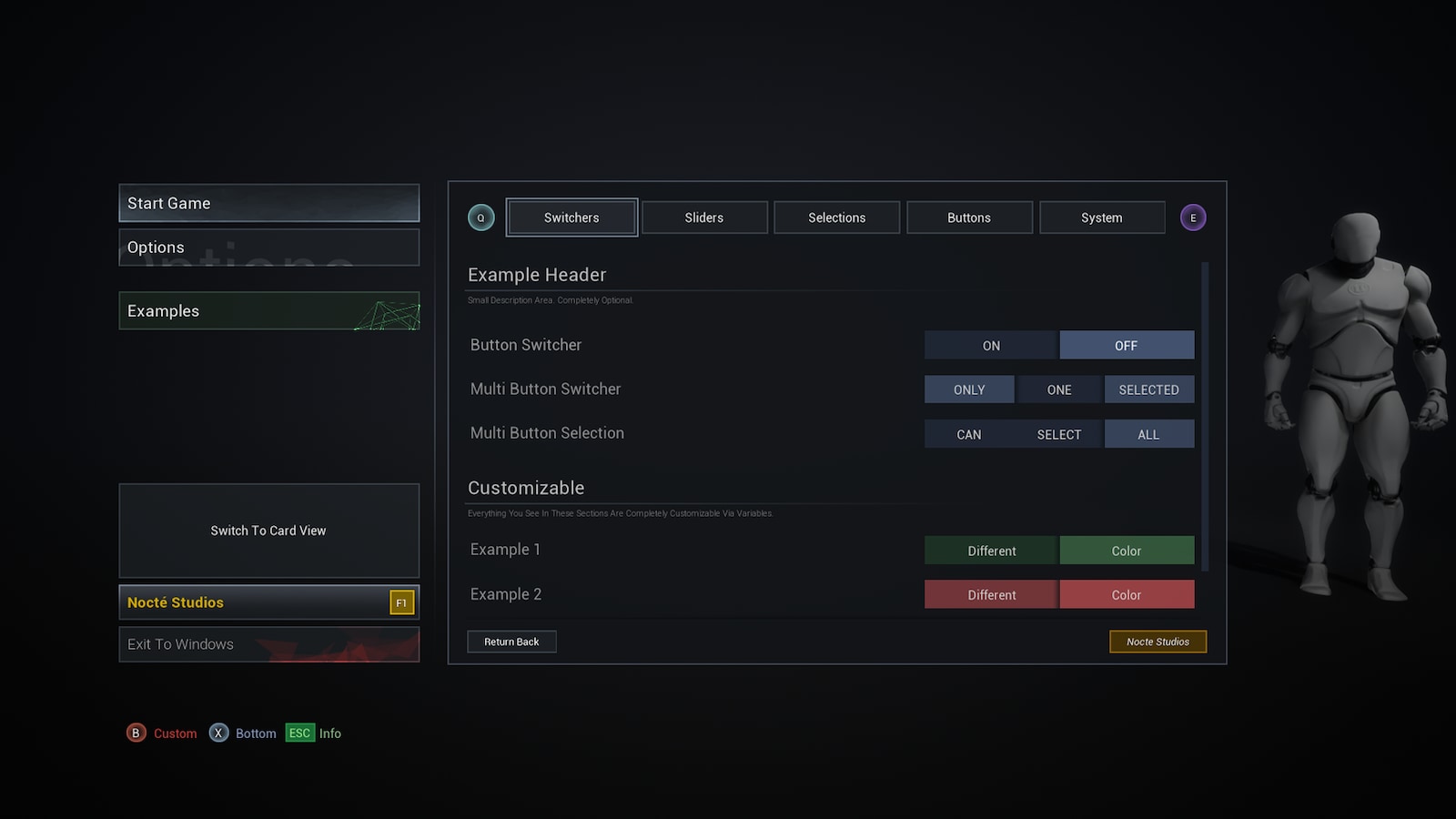 Game Menu System In Blueprints Ue Marketplace