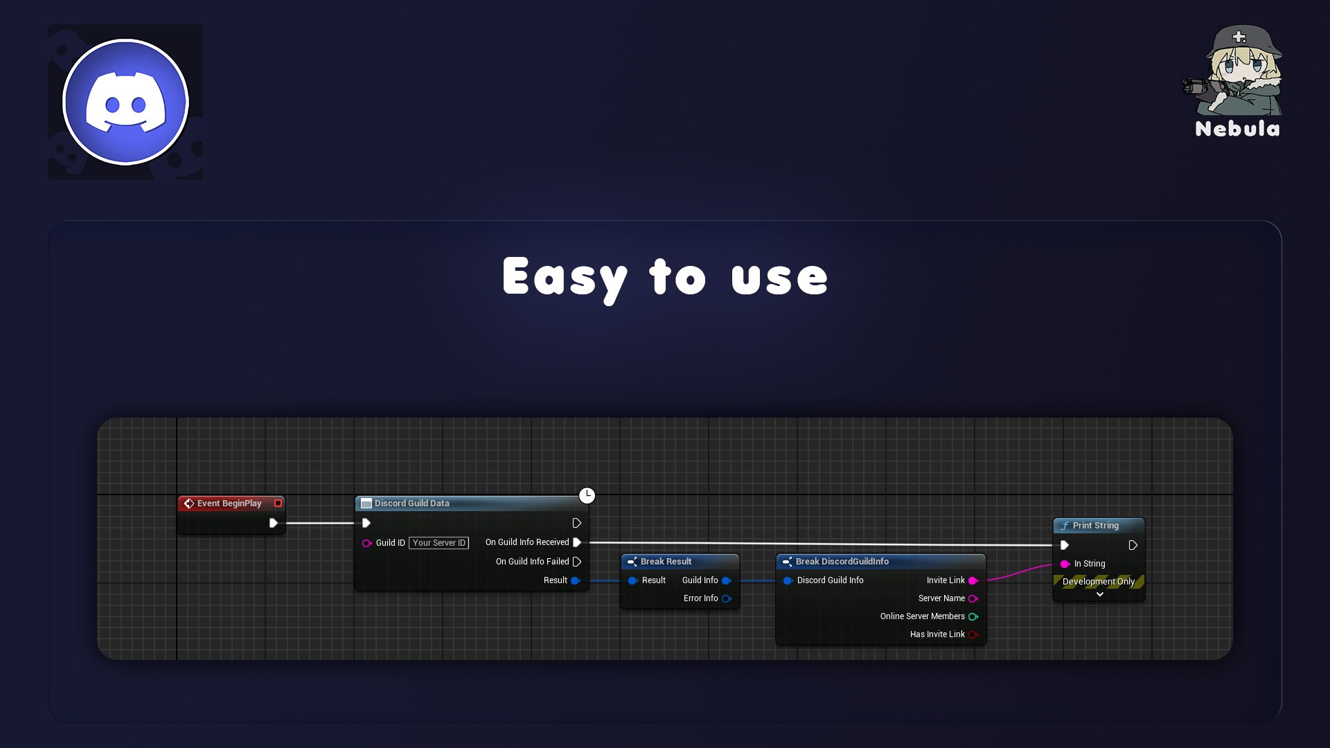 Discord Guild Link in Code Plugins - UE Marketplace