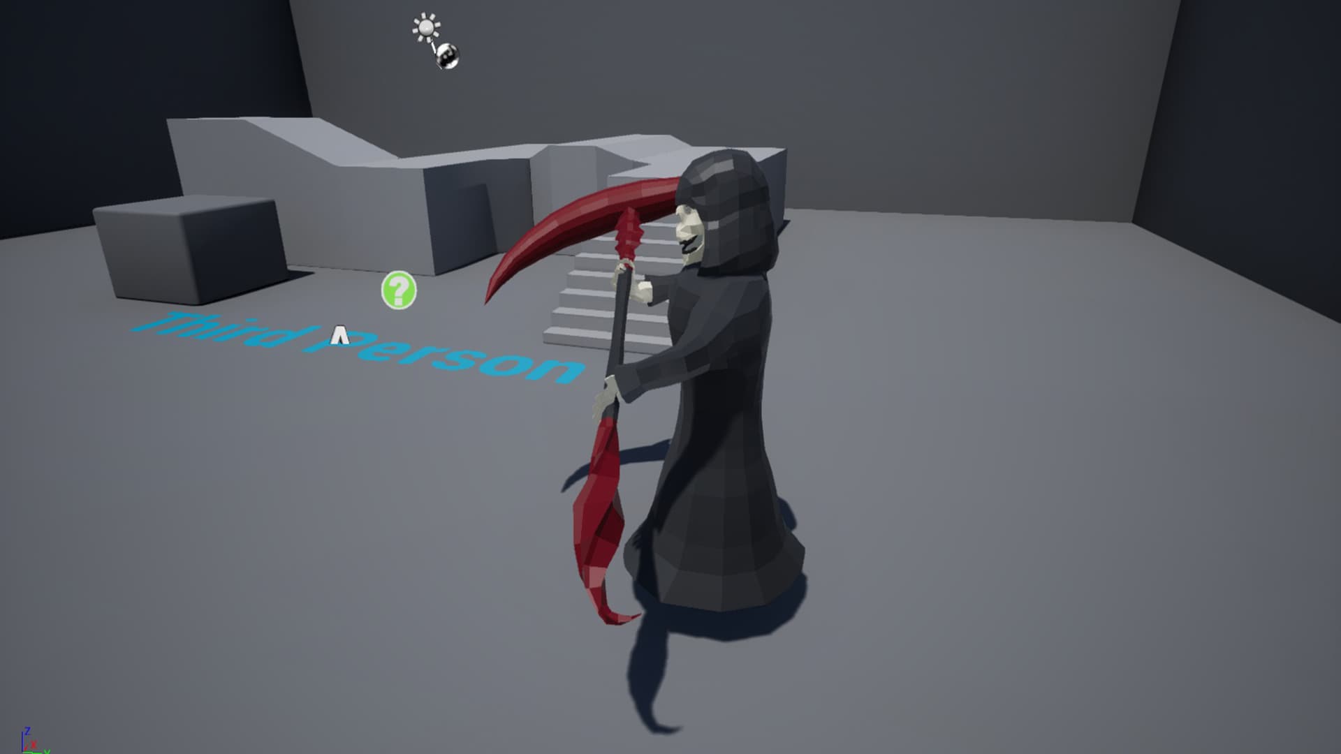 LowPoly Skeleton Character. Rigged, with Movement Animations in ...