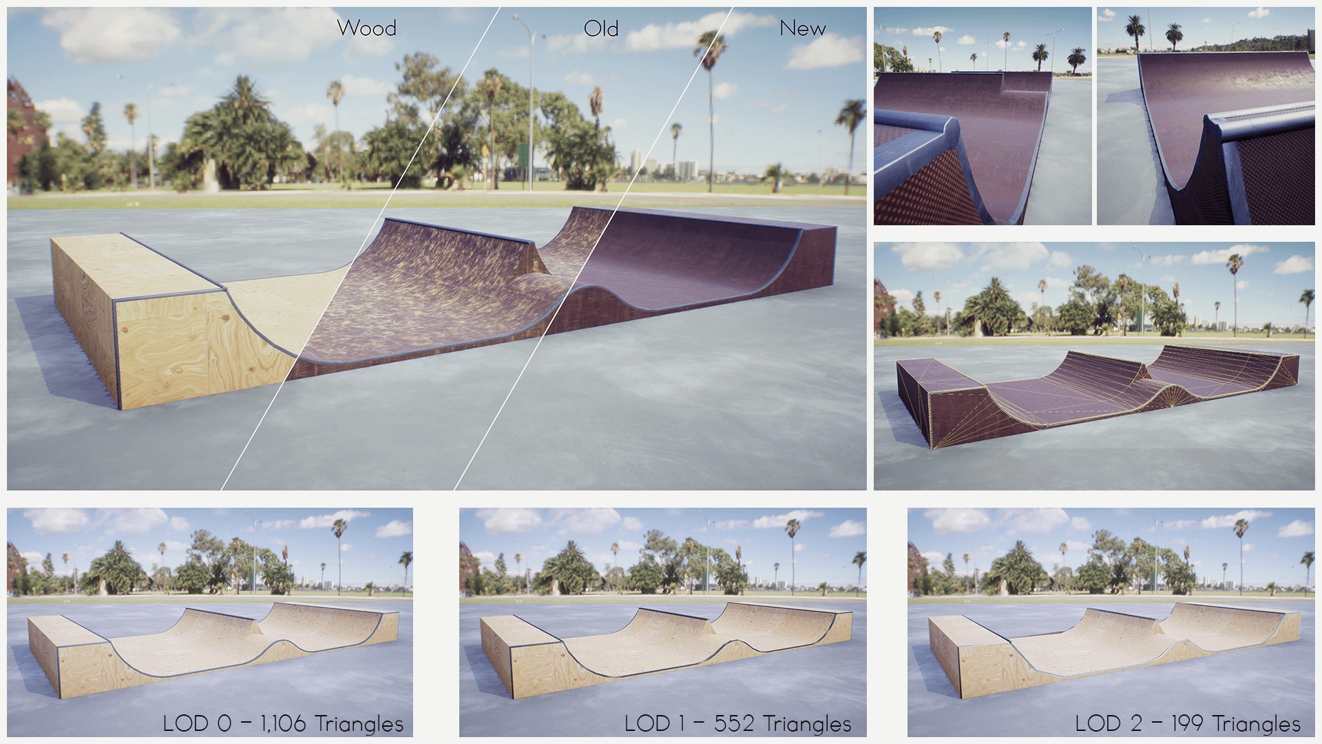 Skate Park Pack in Props - UE Marketplace