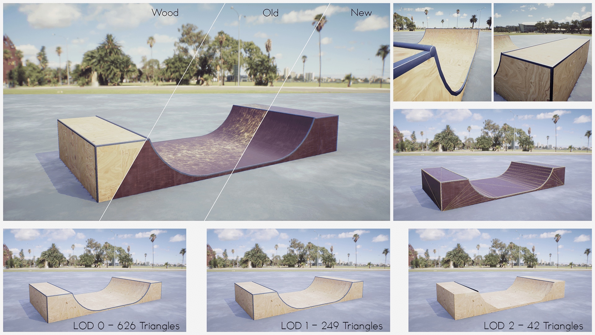 Skate Park Pack in Props - UE Marketplace