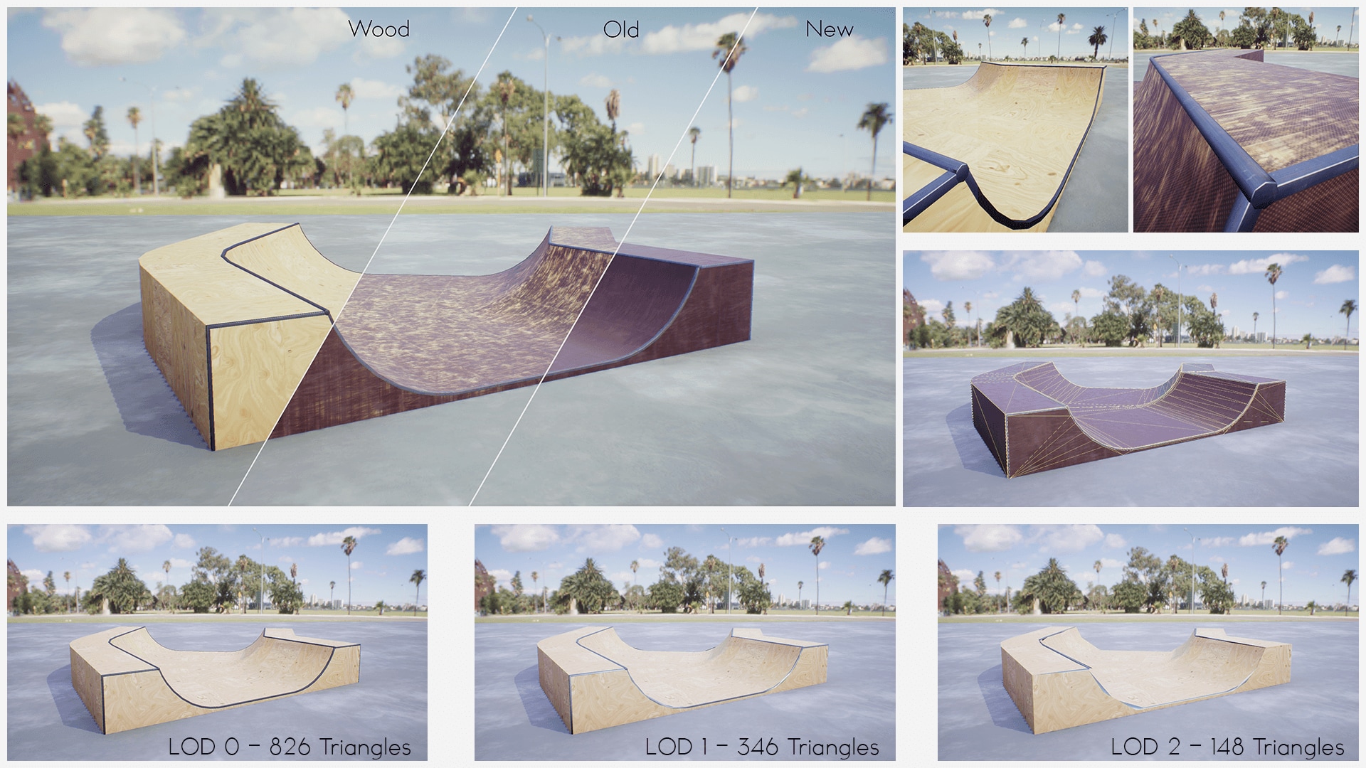 Skate Park Pack in Props - UE Marketplace