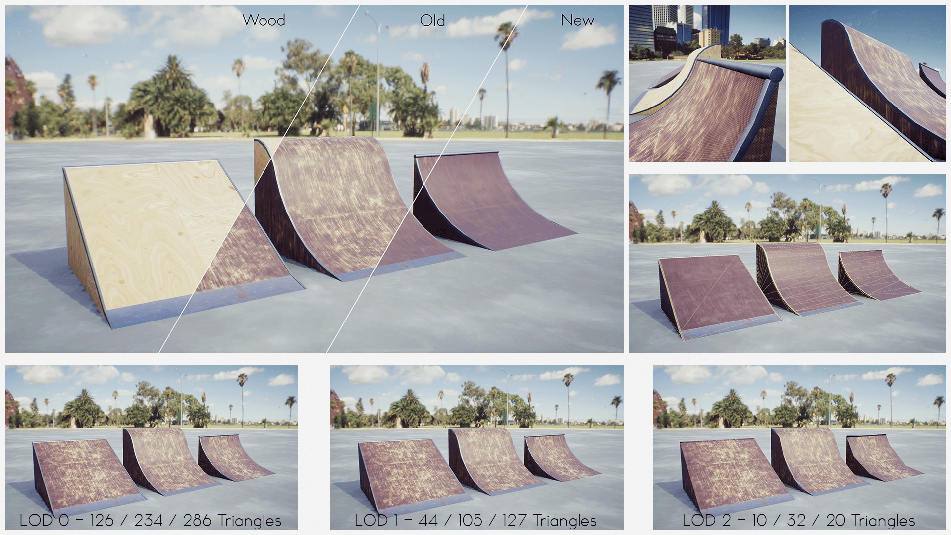 Skate Park Pack in Props - UE Marketplace