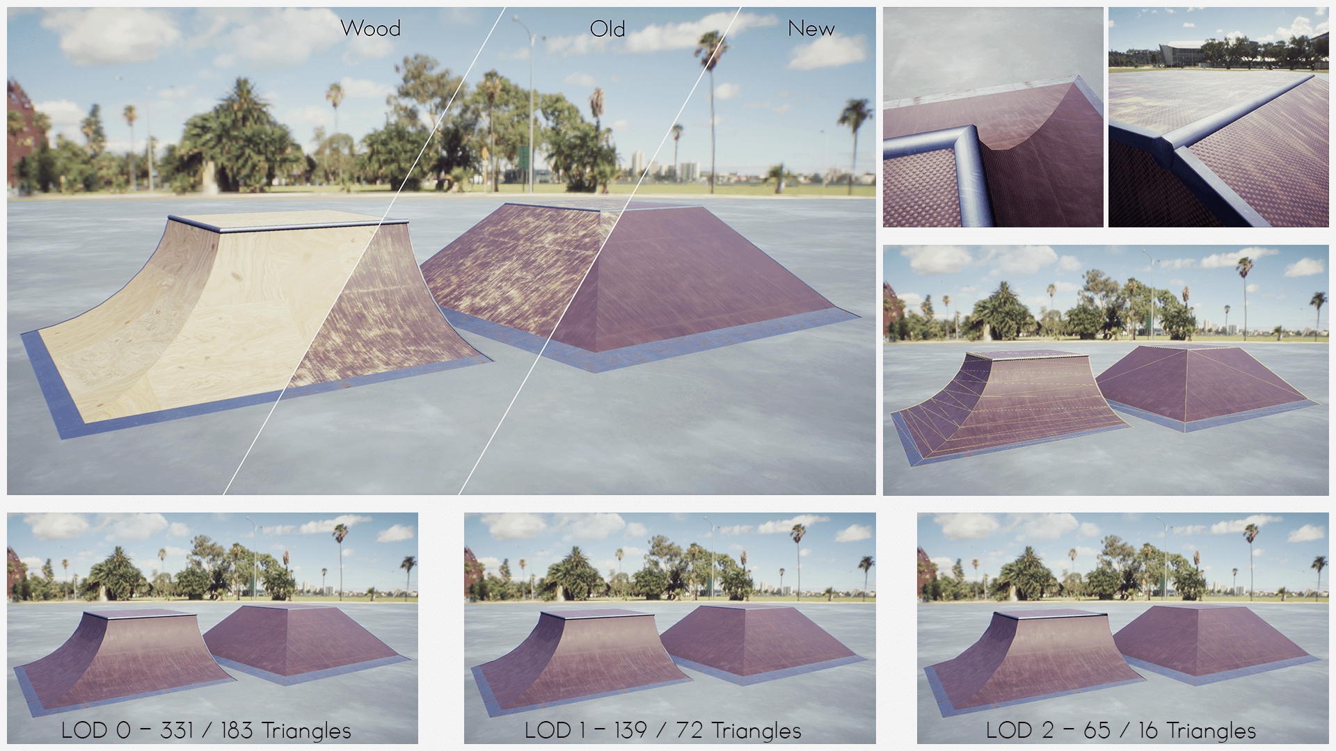 Skate Park Pack in Props - UE Marketplace