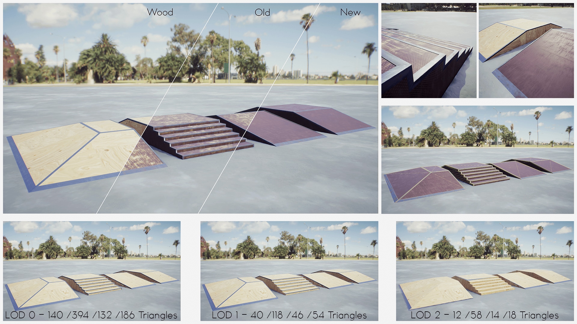 Skate Park Pack in Props - UE Marketplace
