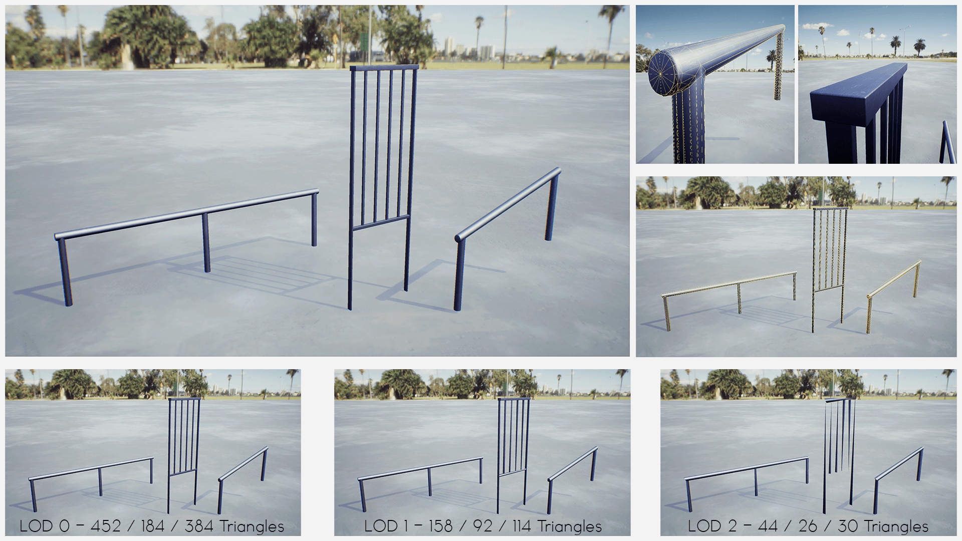 Skate Park Pack in Props - UE Marketplace