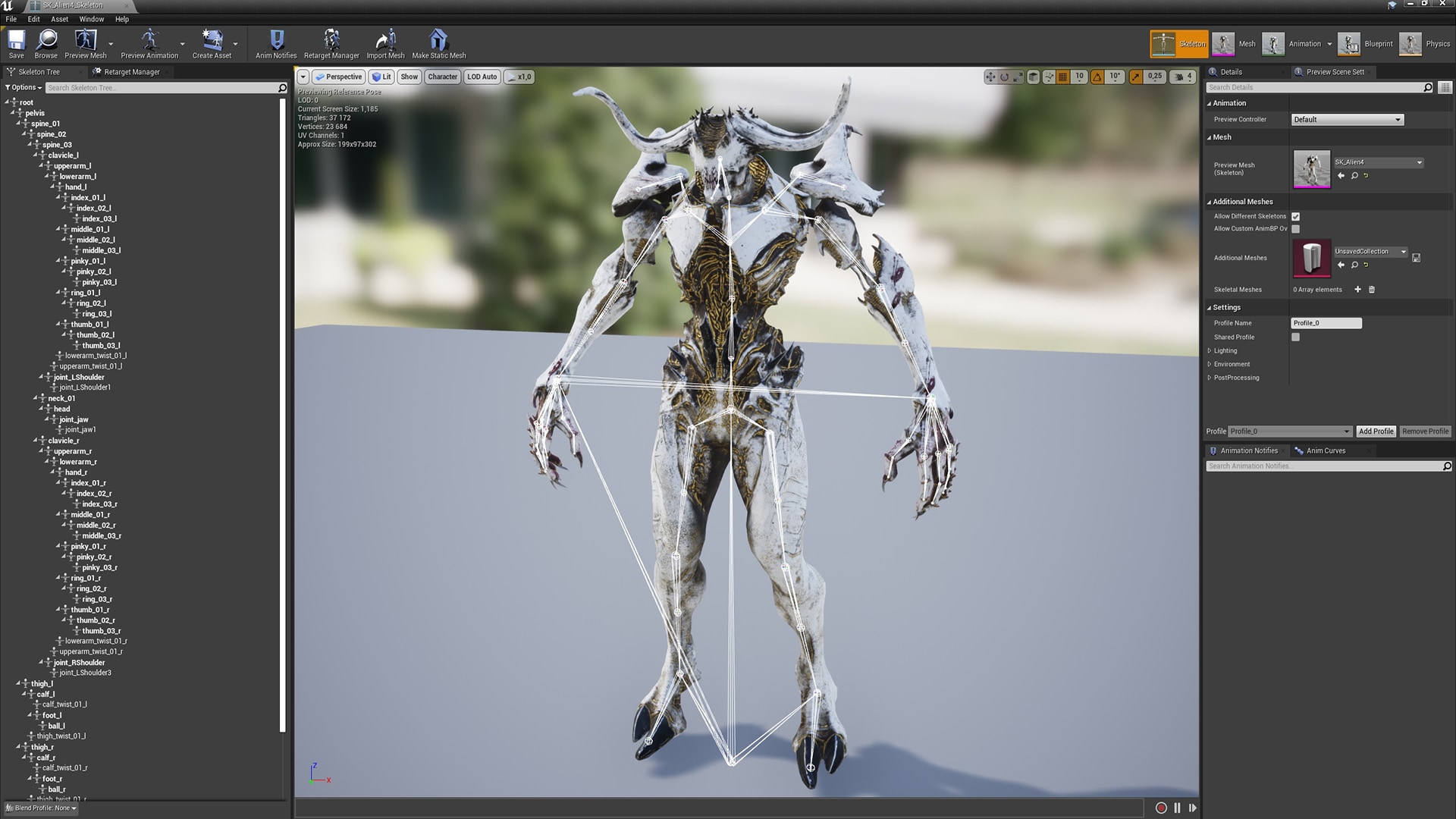 Alien 4 in Characters - UE Marketplace