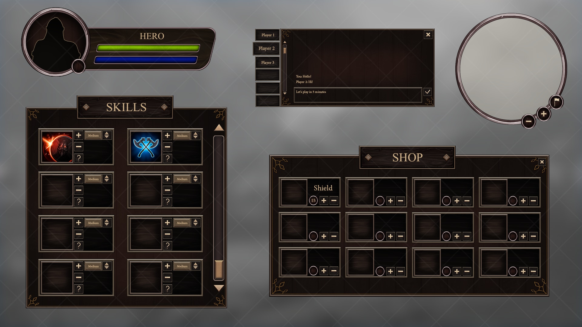 Viking RPG UI in 2D Assets - UE Marketplace