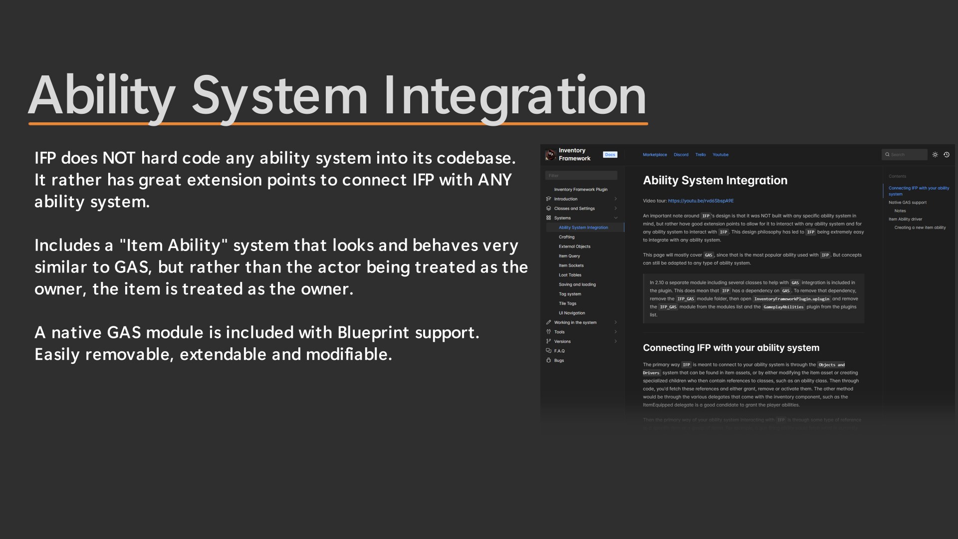 Inventory Framework Plugin, 카테고리 - UE 마켓플레이스