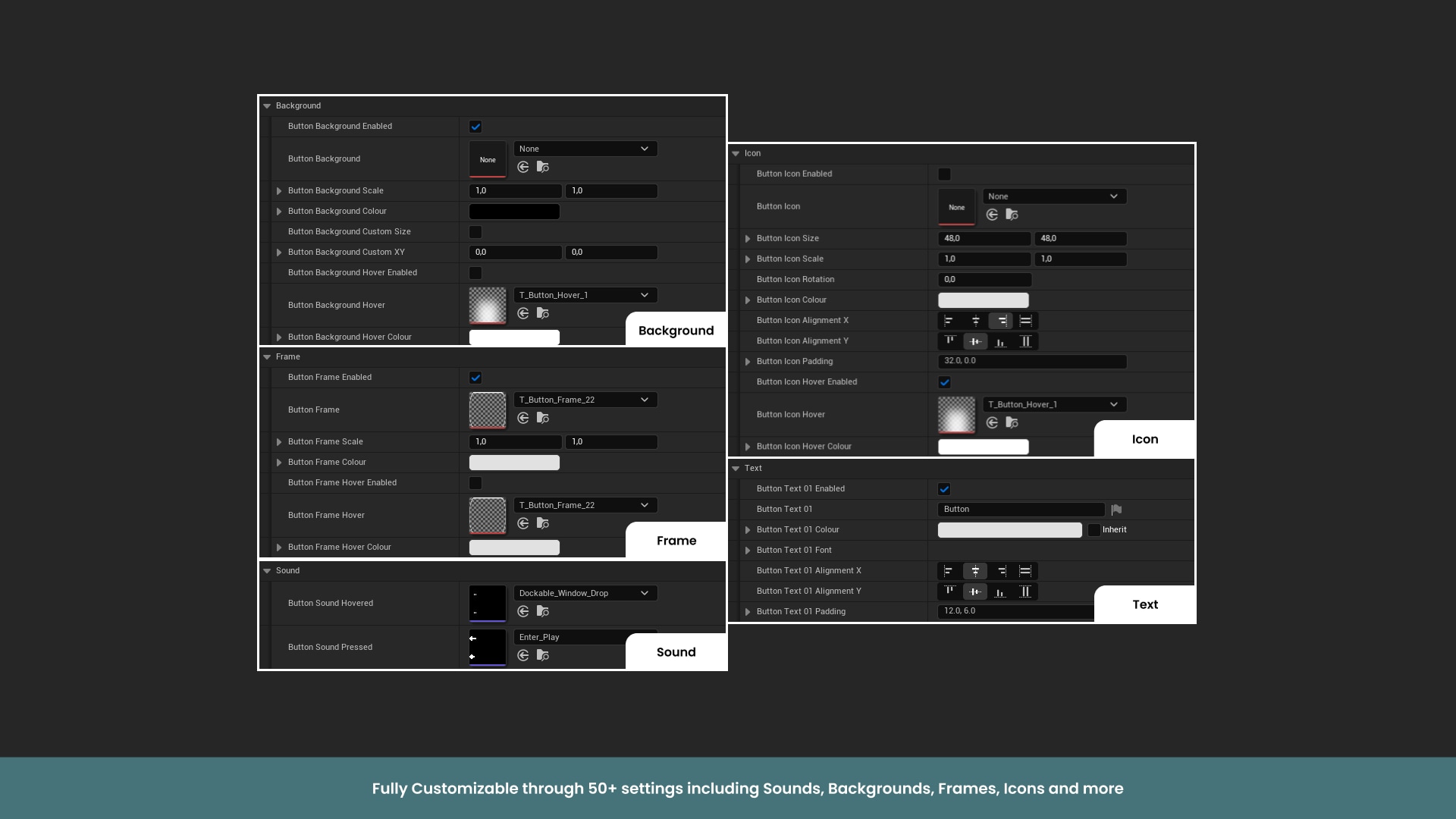 Universal Button in Blueprints - UE Marketplace