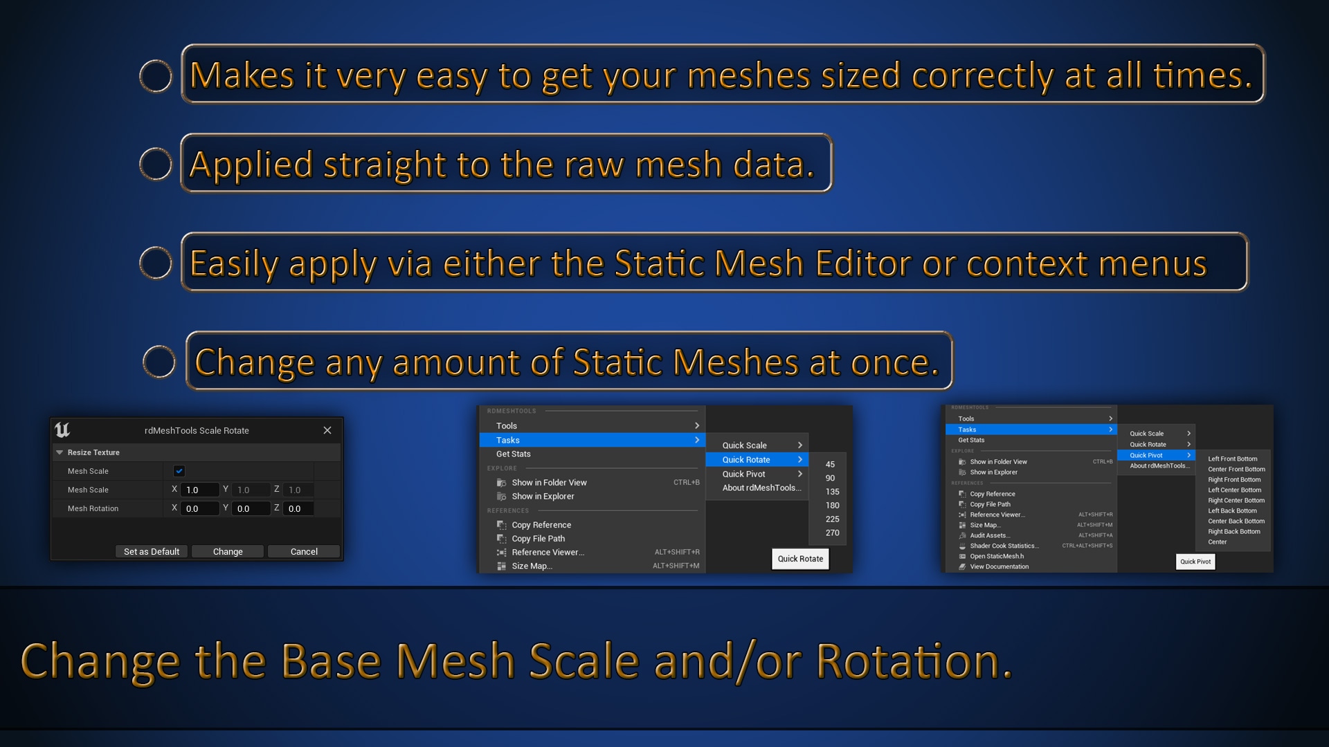 Rdmeshtools Unreal Engine Asset