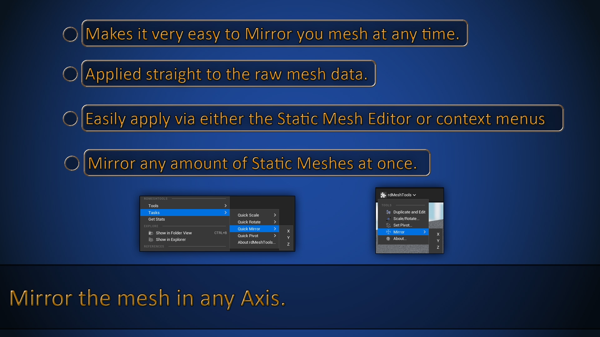 Rdmeshtools Unreal Engine Asset