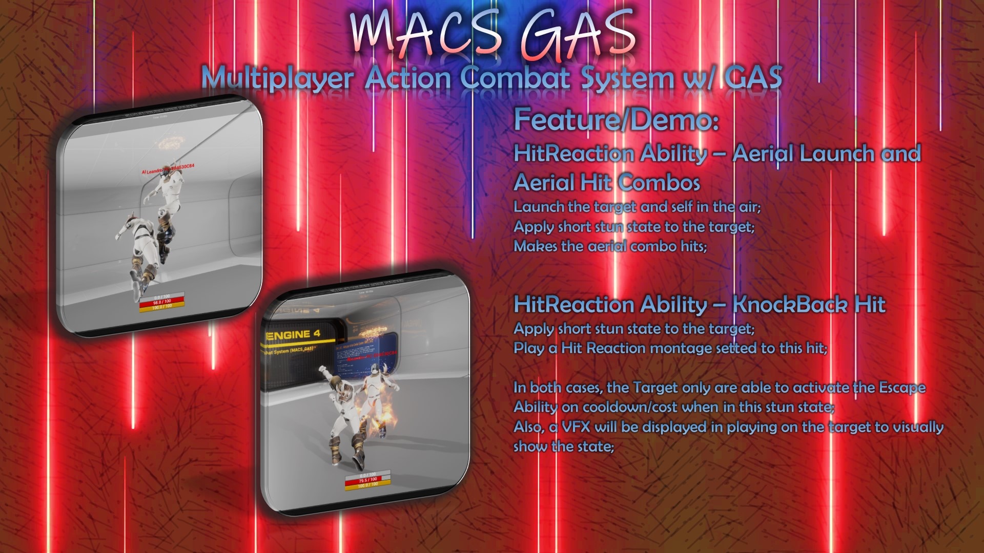 Multiplayer Action Combat System - MACS in Blueprints - UE Marketplace