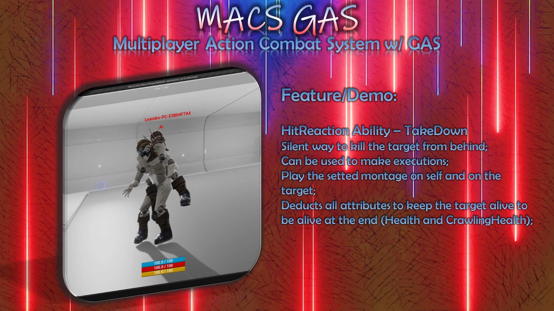 Multiplayer Action Combat System - MACS in Blueprints - UE Marketplace