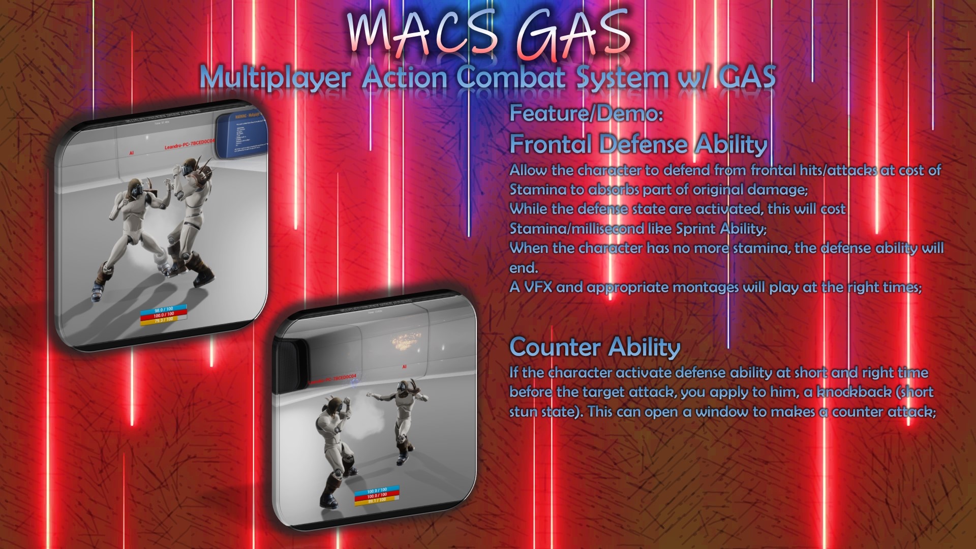 Multiplayer Action Combat System - MACS in Blueprints - UE Marketplace