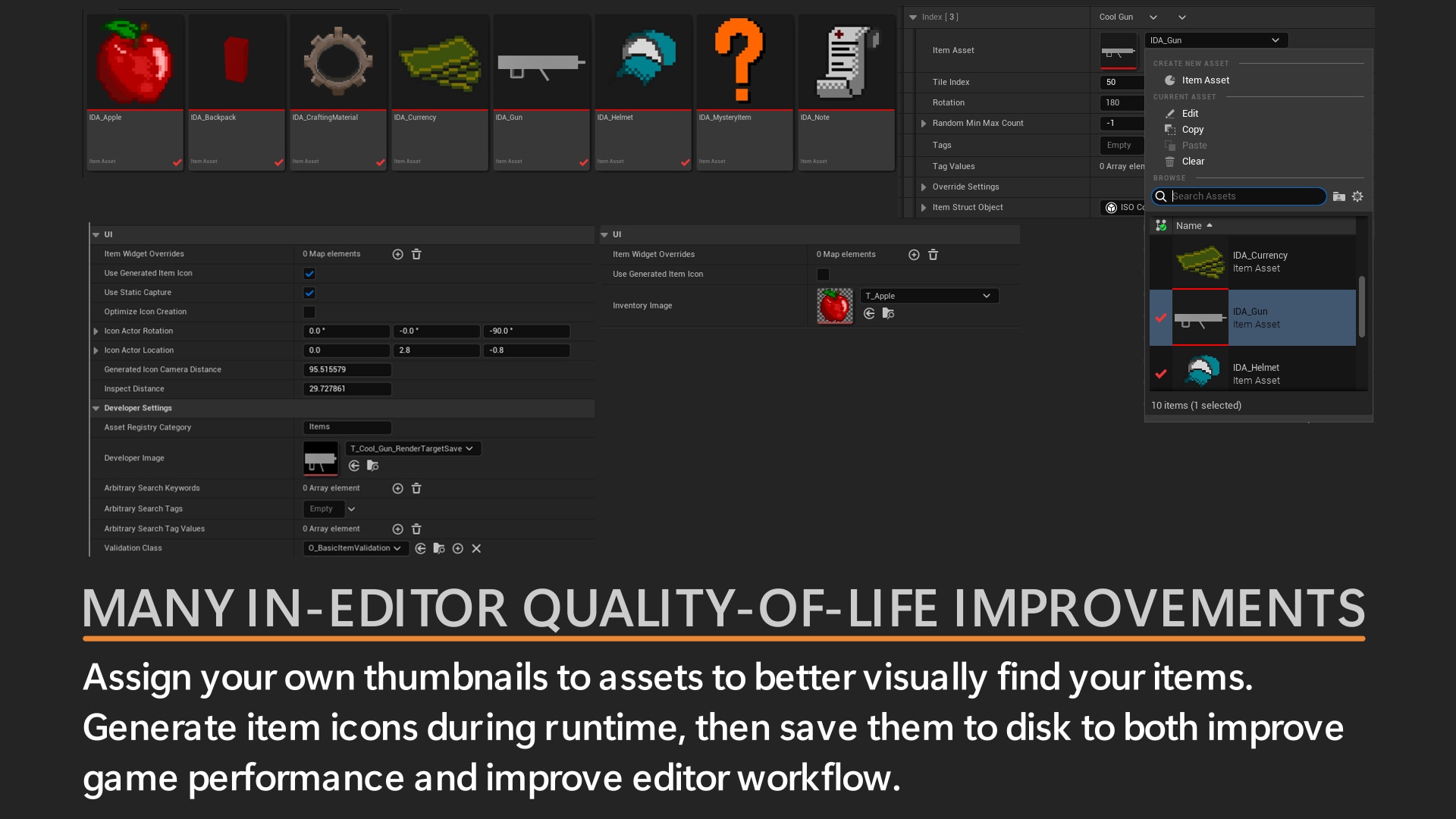 Inventory Framework Plugin Unreal Engine Asset