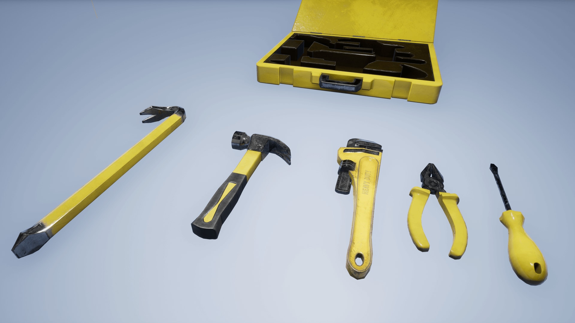 Small Tool Kit with Crowbar, 카테고리 소품 - UE 마켓플레이스