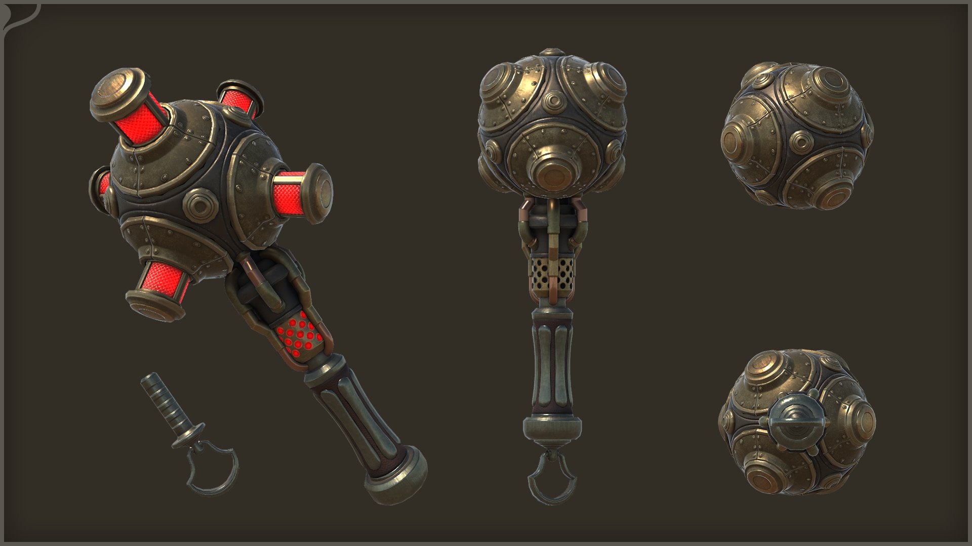 The SteamPunk Grenades Pack in Weapons - UE Marketplace