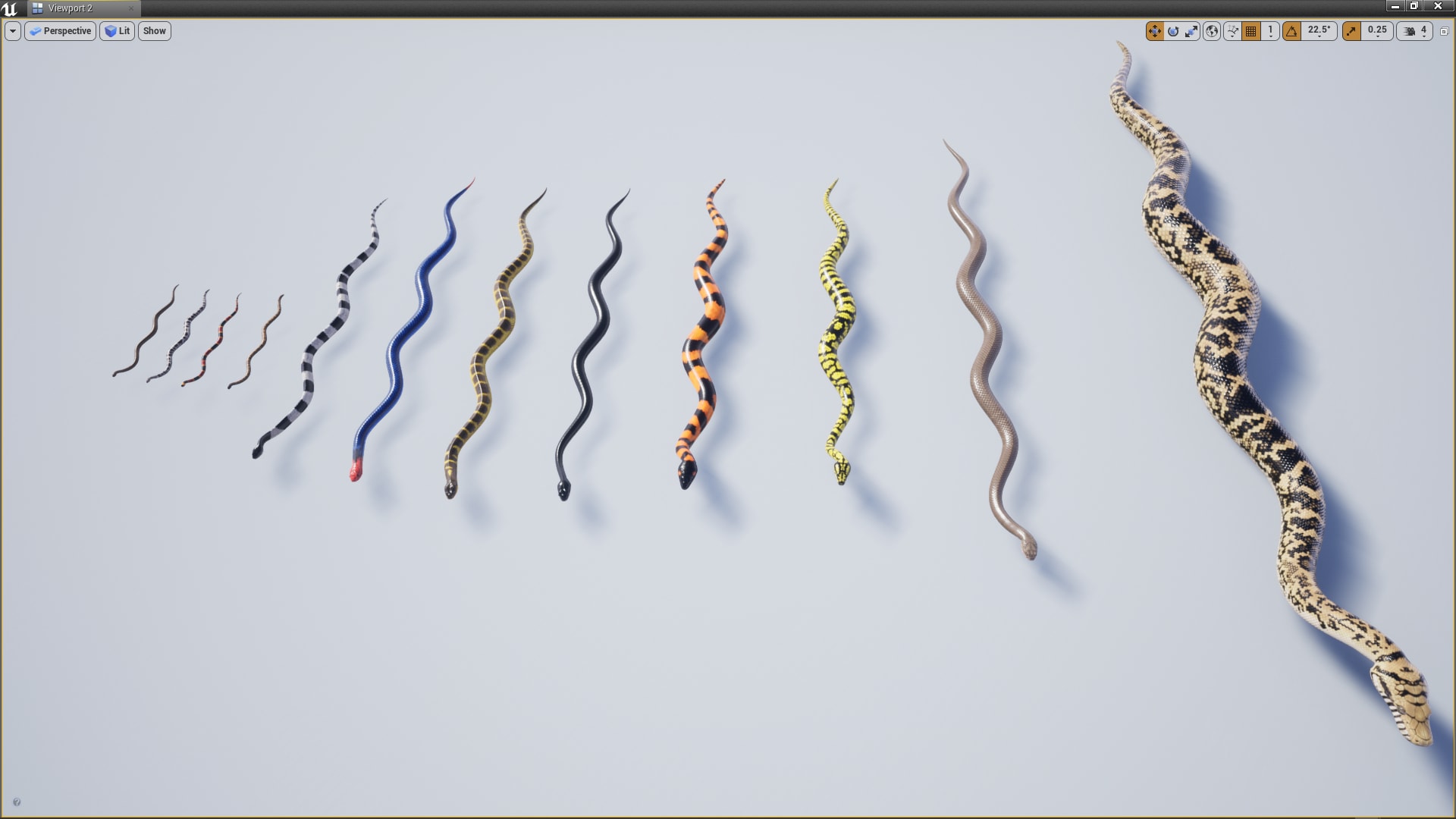 Animated Snakes Ultimate Volume 3 in Characters - UE Marketplace