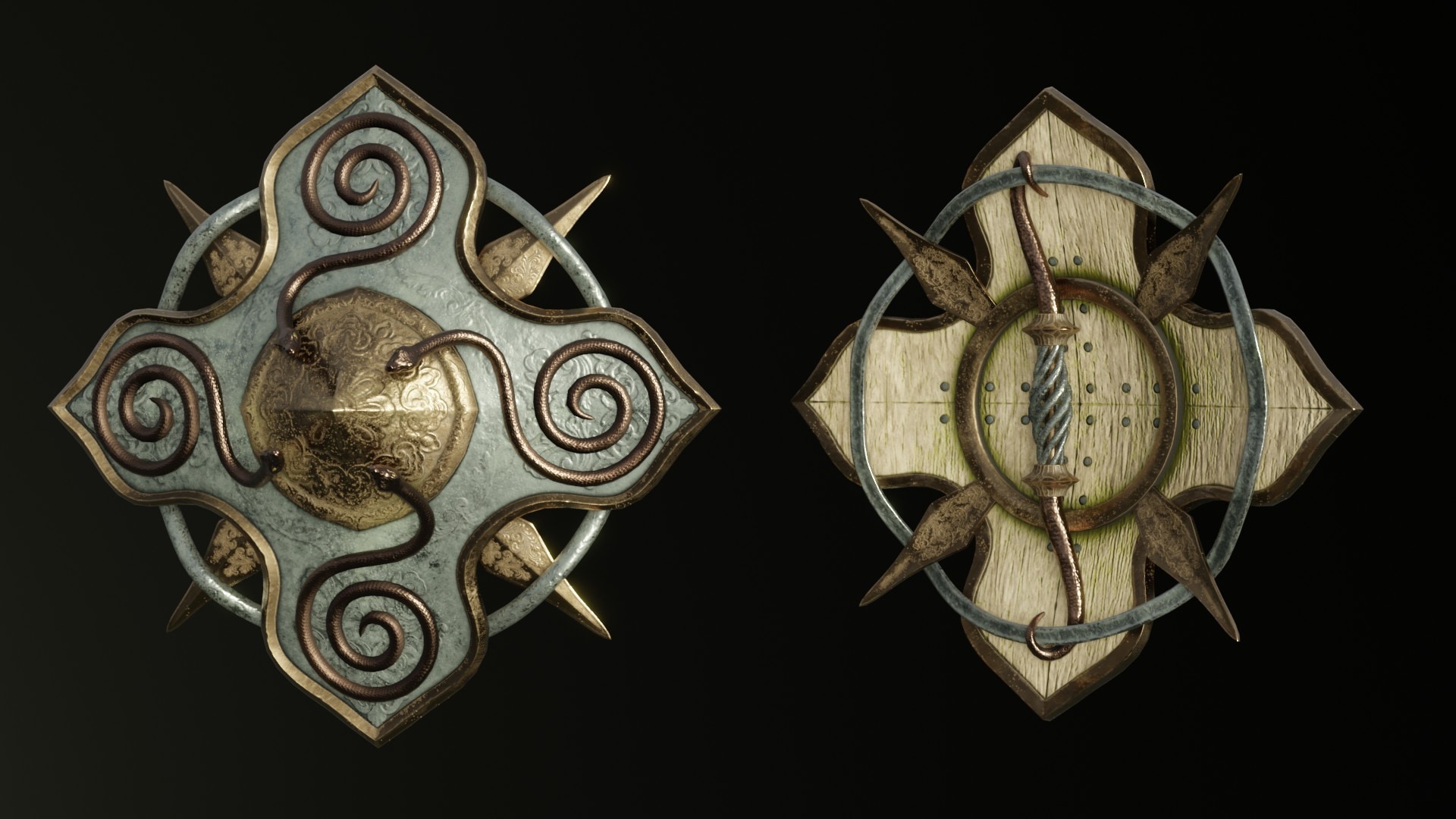 Fantasy Snake Weapon Set in Weapons - UE Marketplace