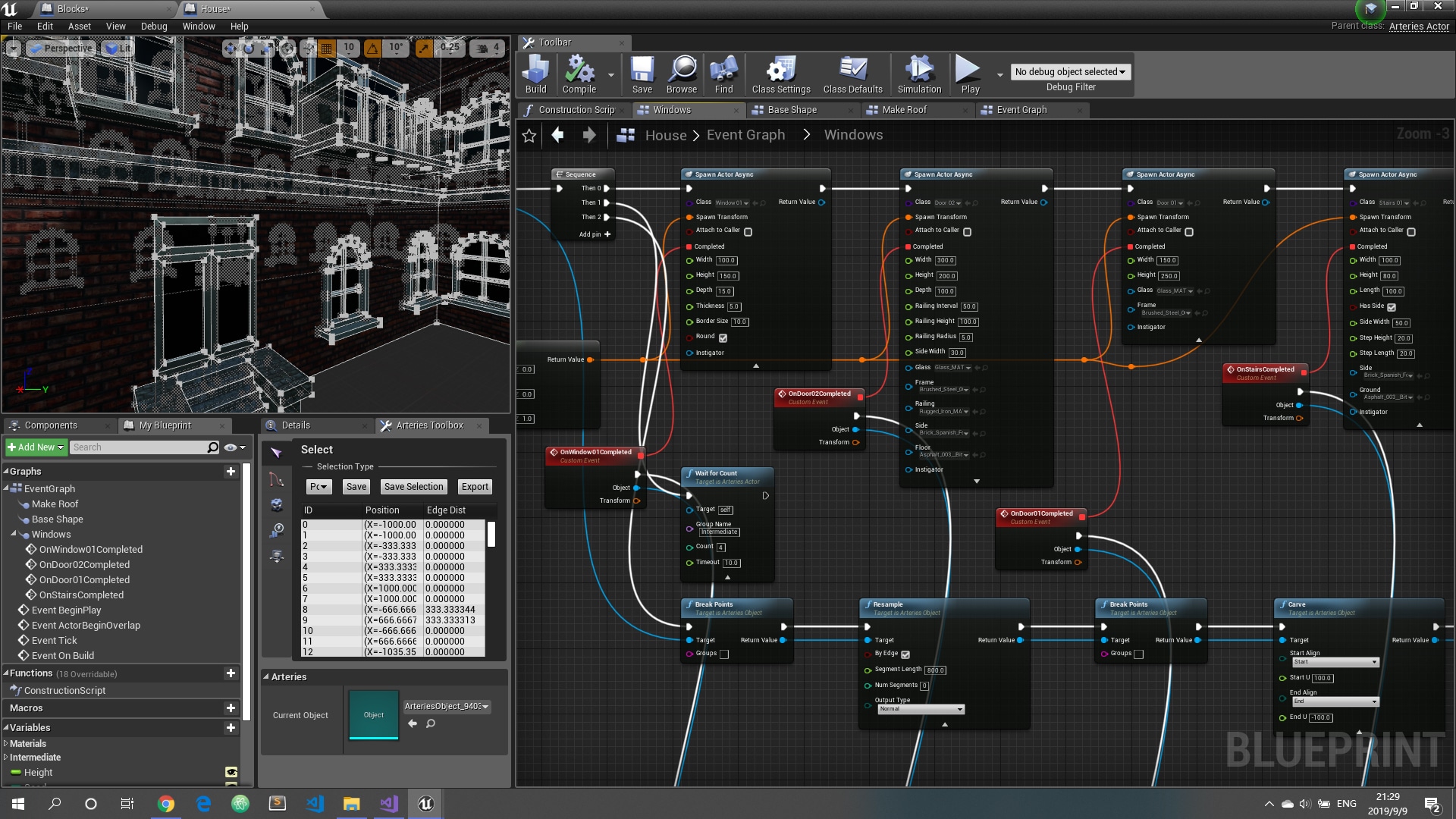在代码插件创建的a Procedural Modeling Toolkit Based On Blueprint 虚幻引擎商城