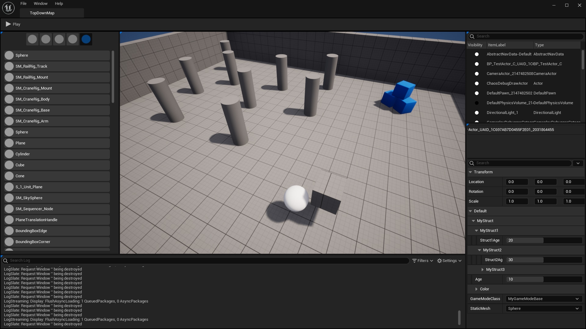 在代码插件创建的RuntimeEditorLite_V0.4 - 虚幻引擎商城