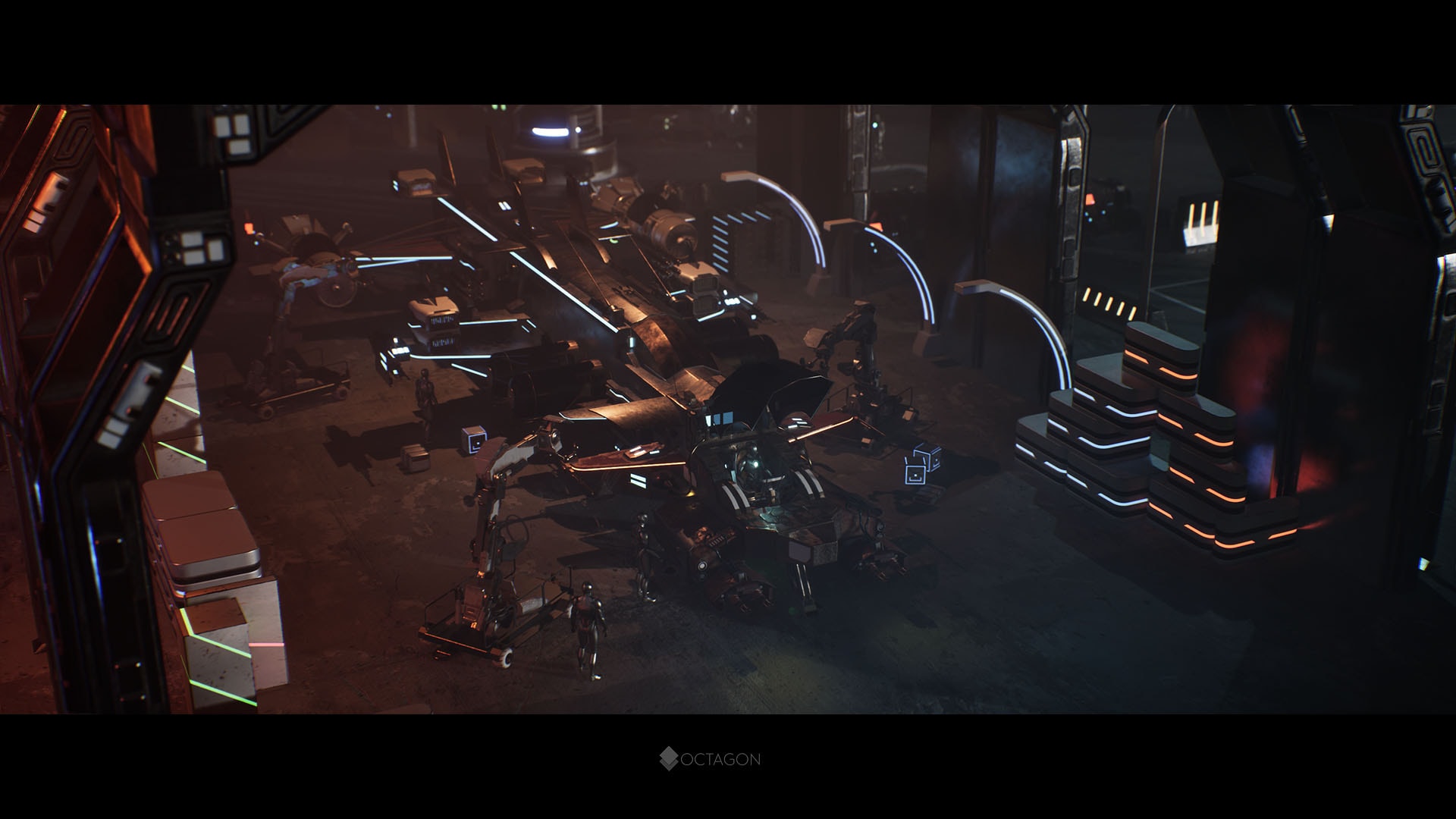 Sci Fi Galactic Space Base & Modular Space Ships：環境 - UE マーケットプレイス