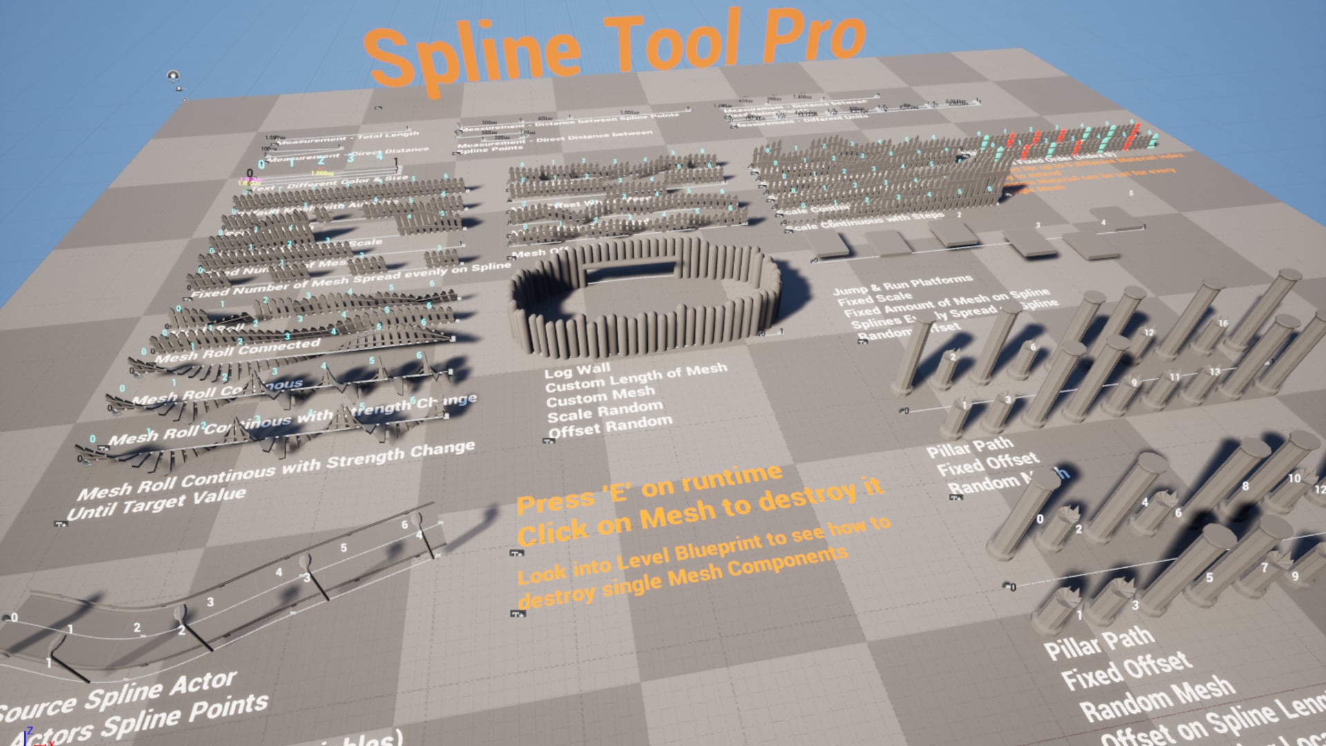 Unreal Engine Spline Tool – Spline Mesh Unreal Engine – LVGFW