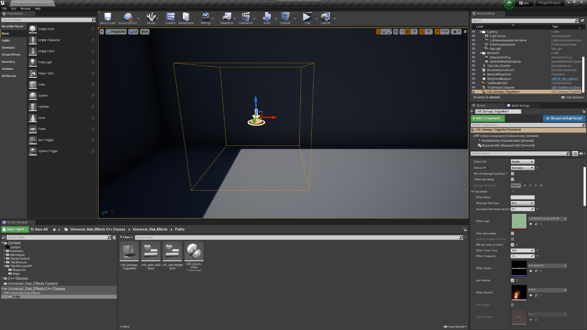 Universal Stat Effects