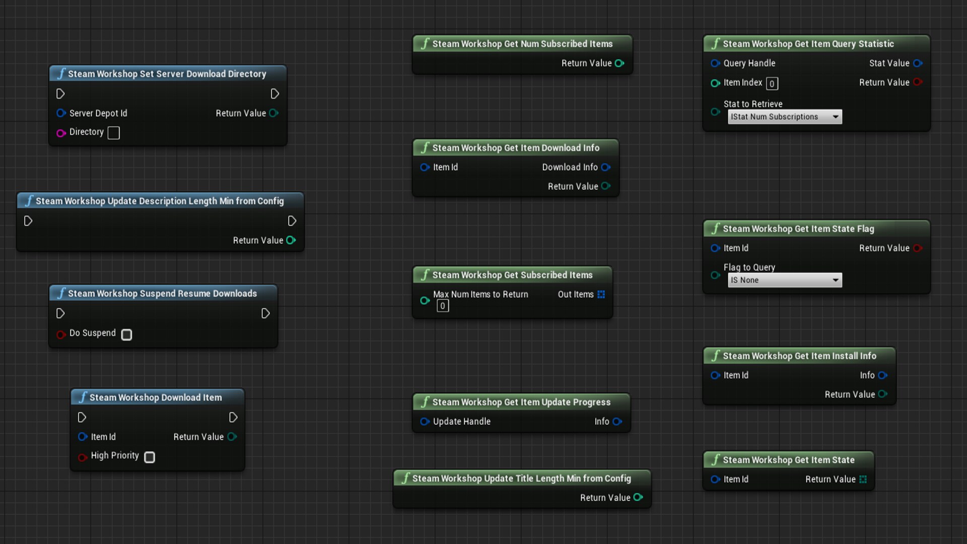Steam Workshop Accessor in Code Plugins - UE Marketplace