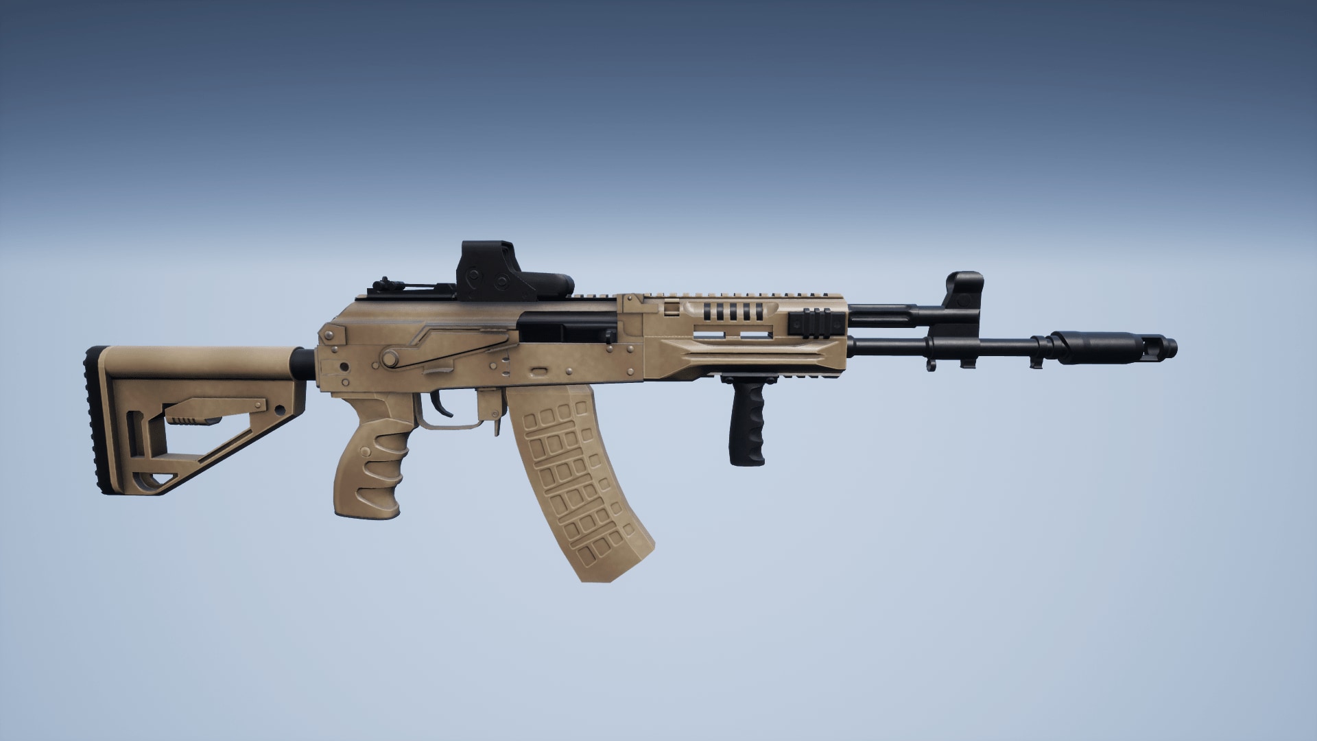 Animated AKM Assault Rifle FPS Pack in Weapons - UE Marketplace