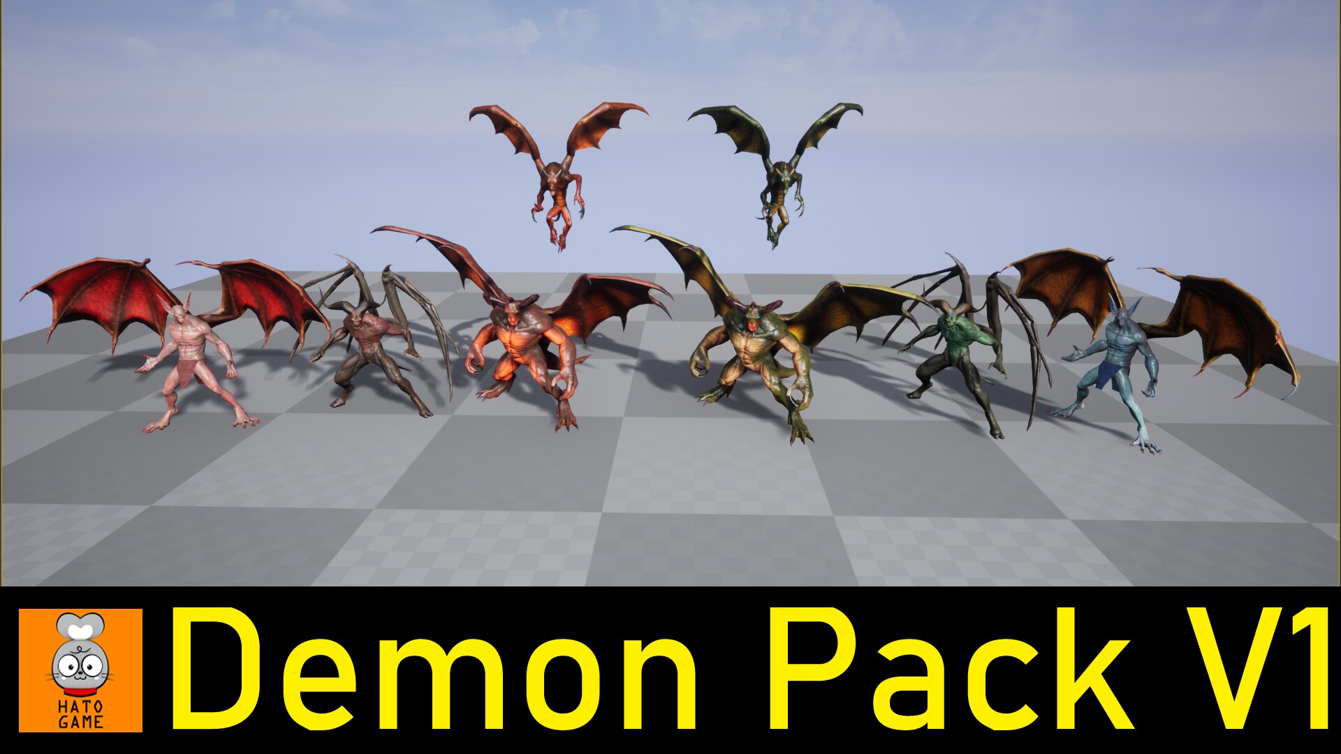 "Animated Pack" Demon Pack in Characters - UE Marketplace