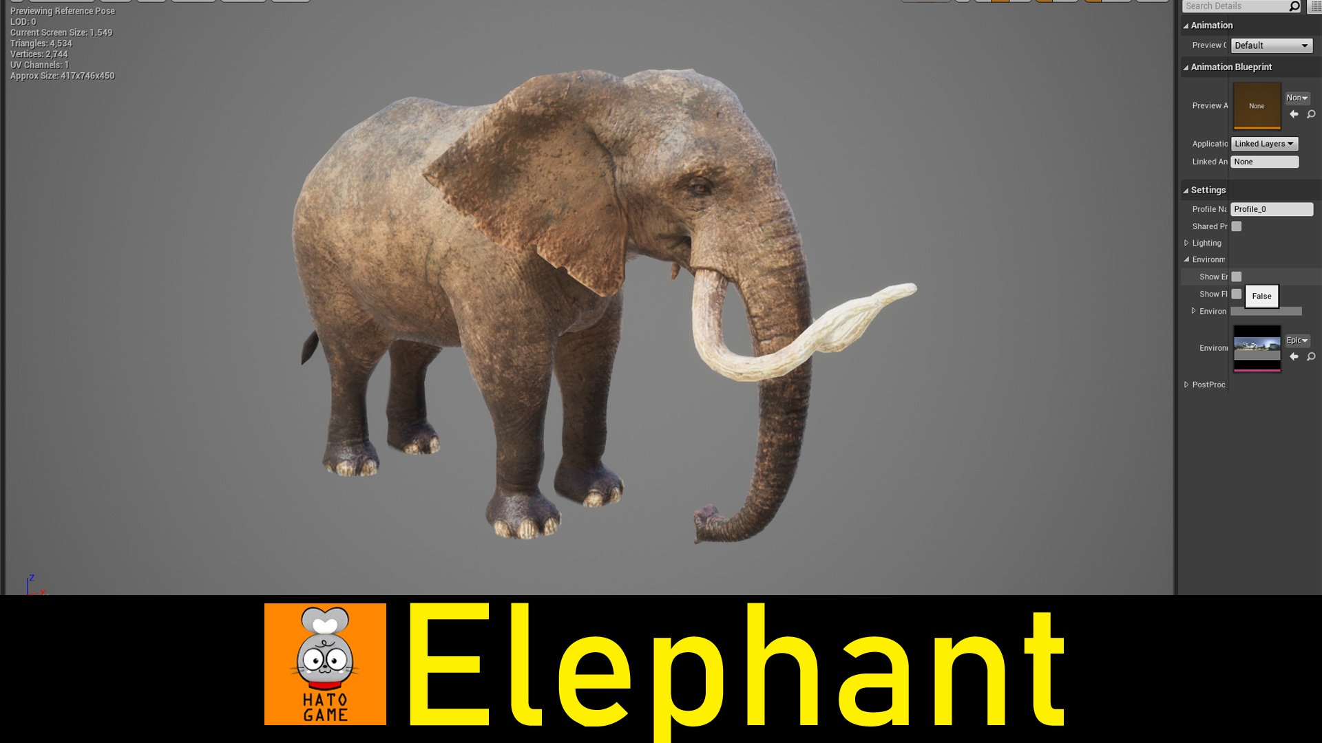 Monster : Elephant in Characters - UE Marketplace
