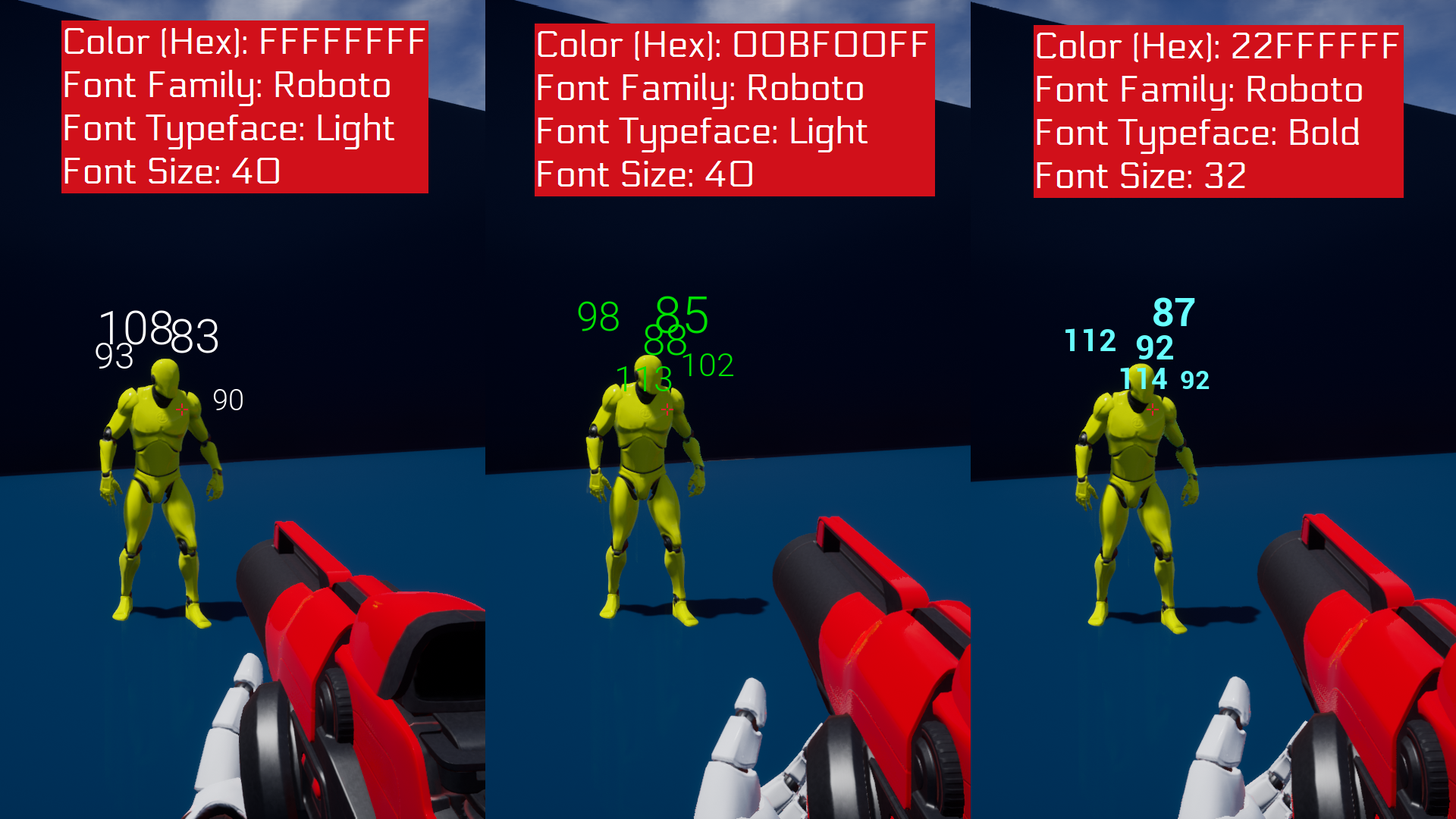 Floating Damage Texts