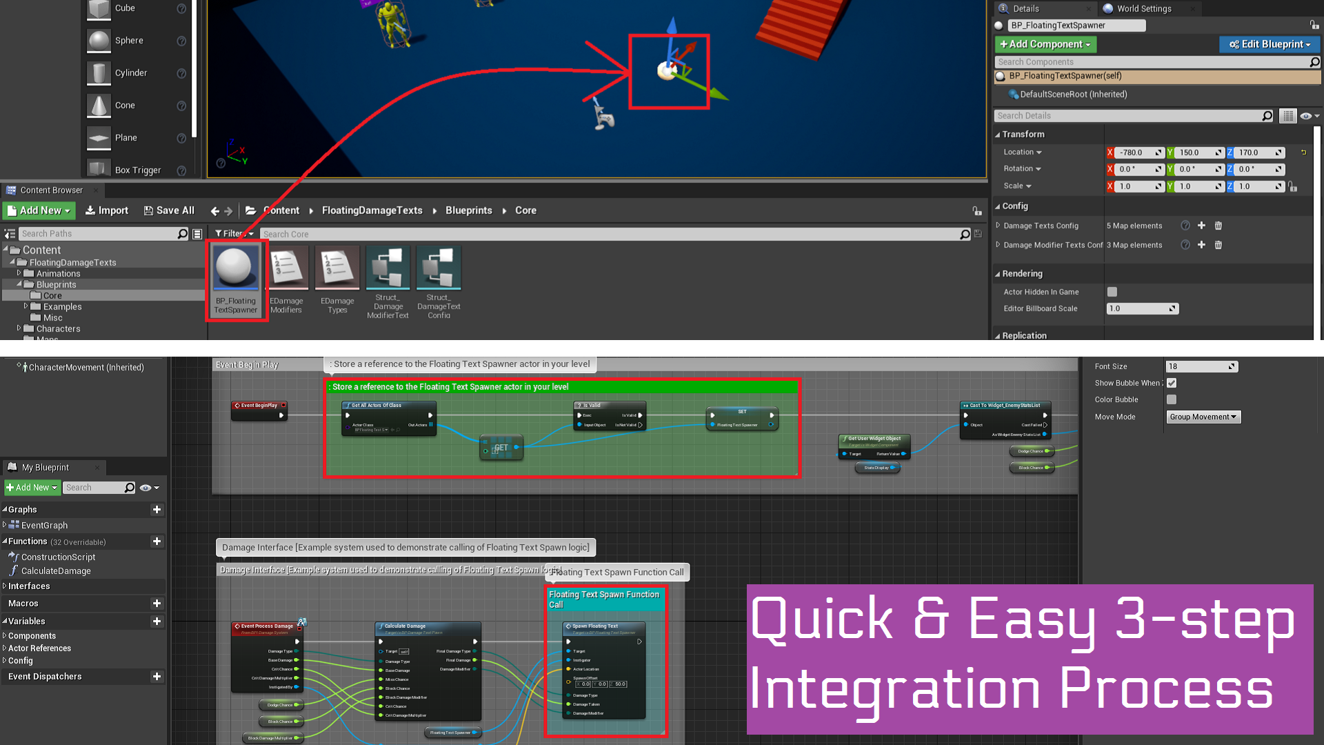 Floating Damage Texts