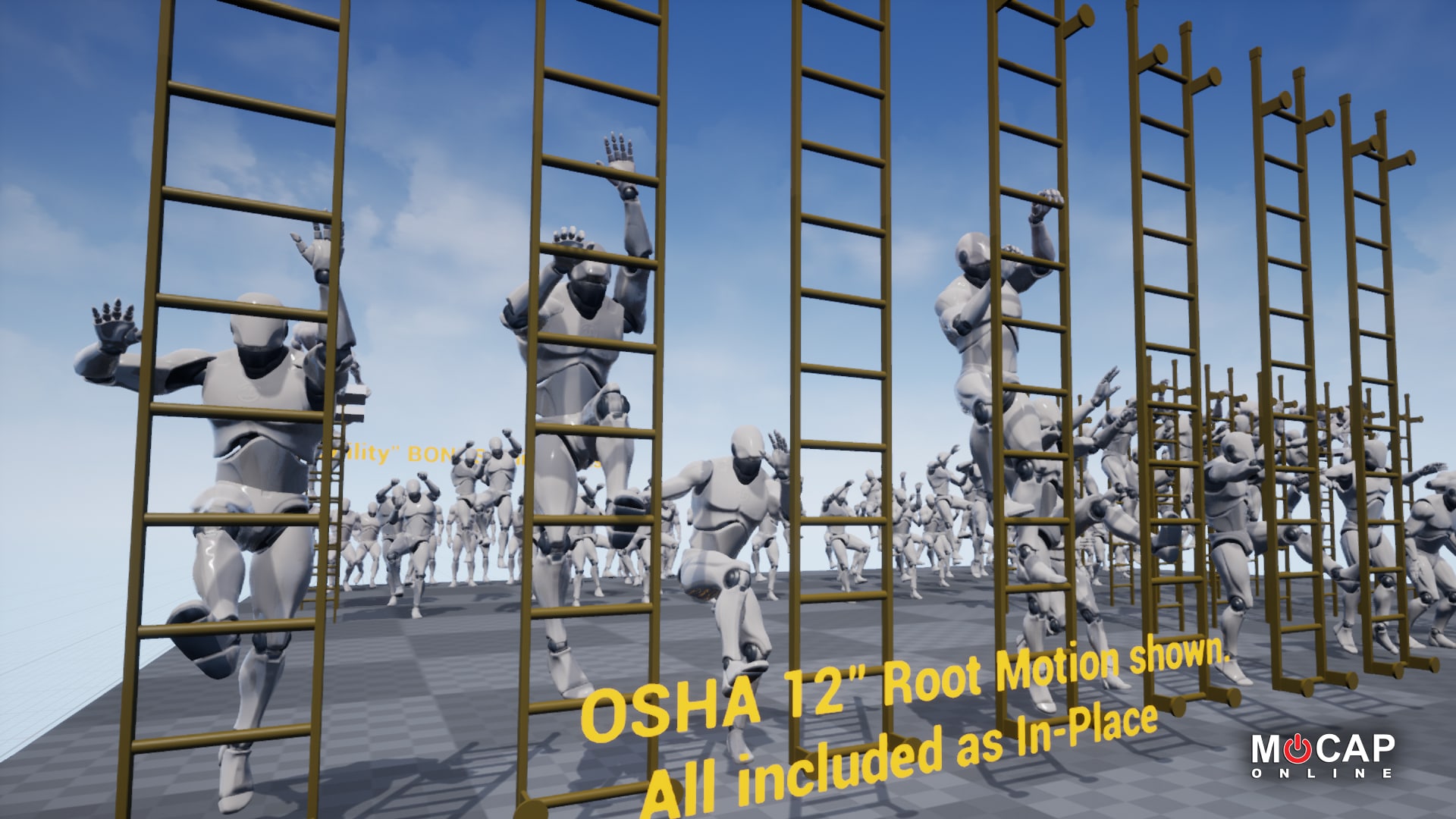 Ladder OSHA 12 - Mocap Pack in Animations - UE Marketplace