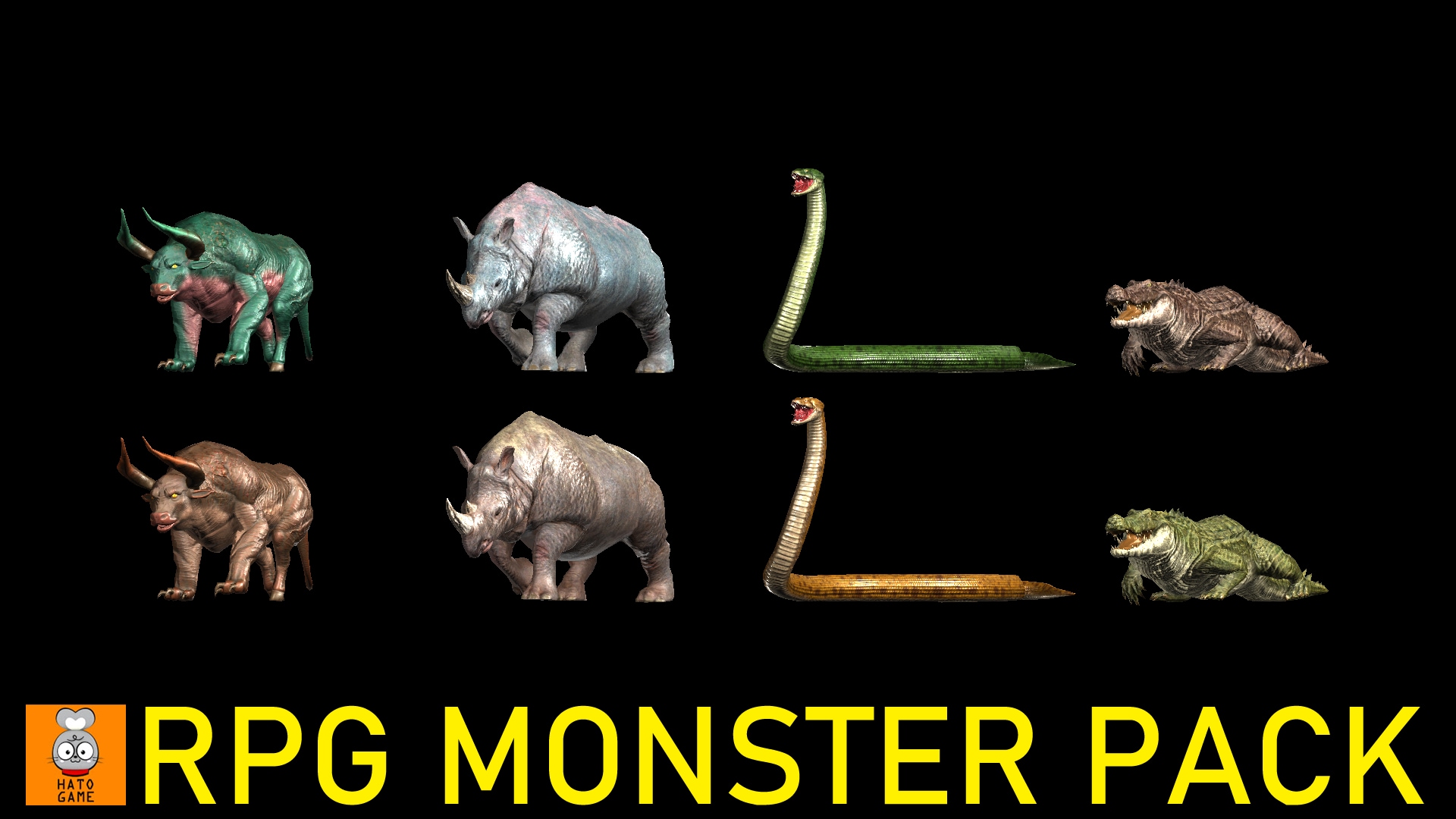 Monster : RPG PACK V1 in Characters - UE Marketplace