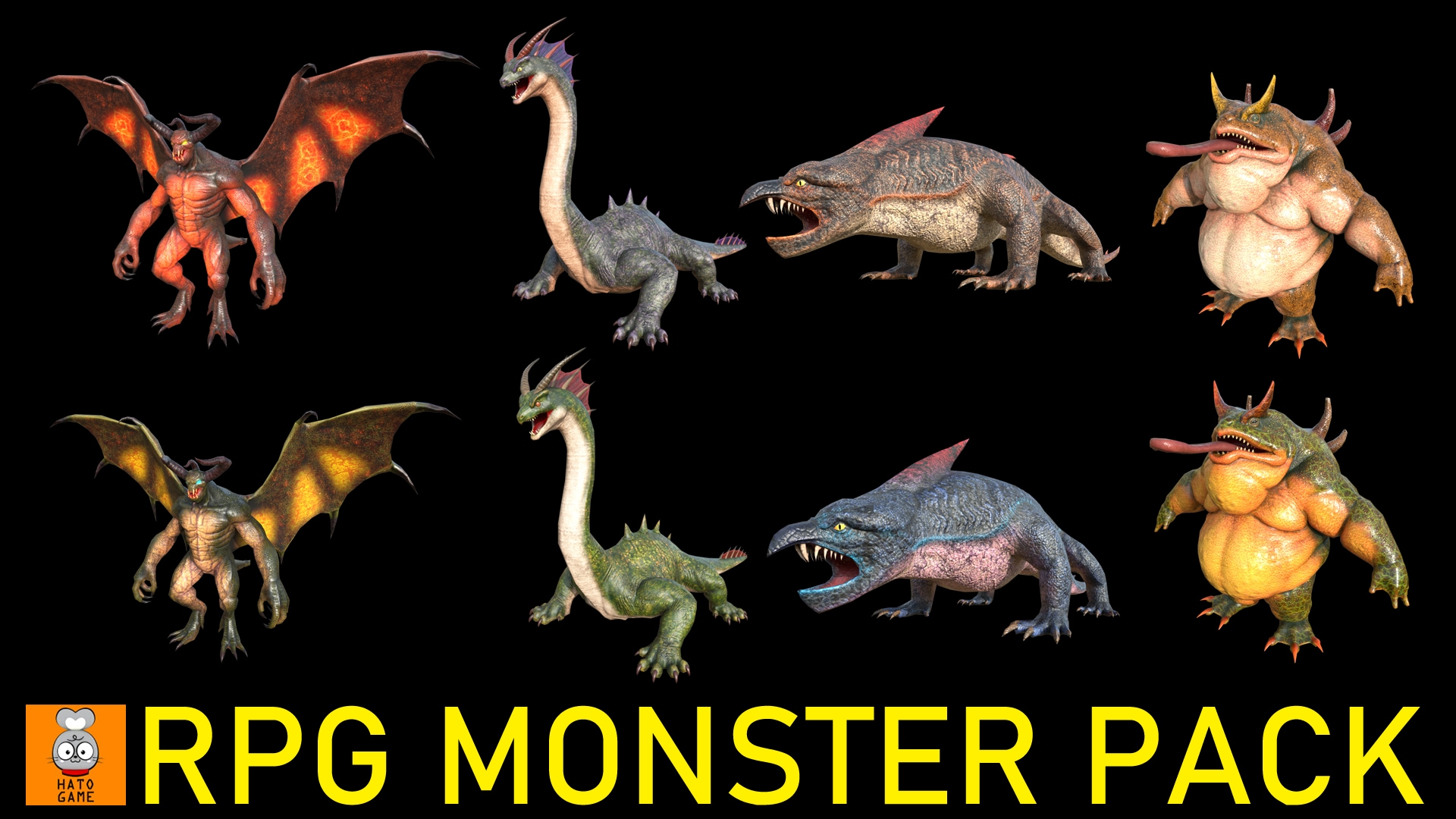 Monster : RPG PACK V1 in Characters - UE Marketplace