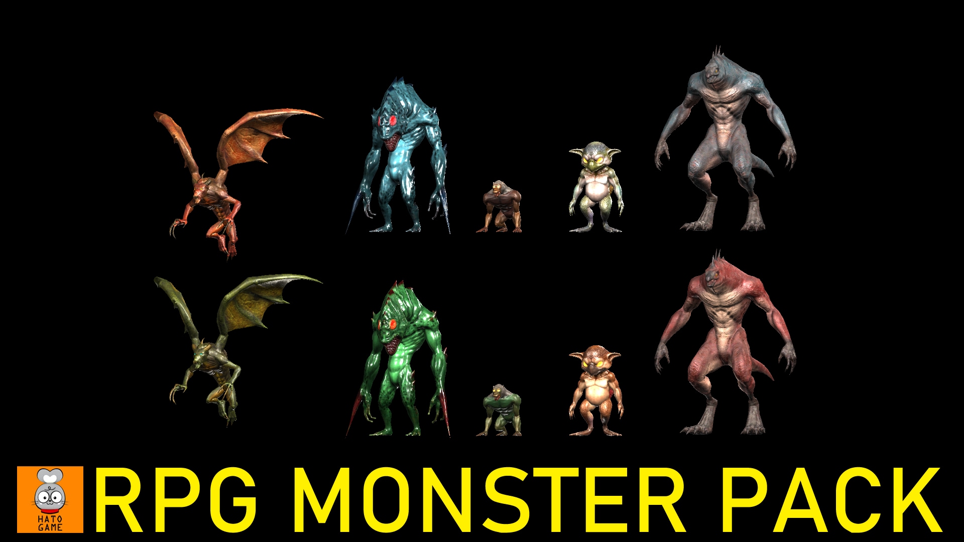 Monster : RPG PACK V1 in Characters - UE Marketplace